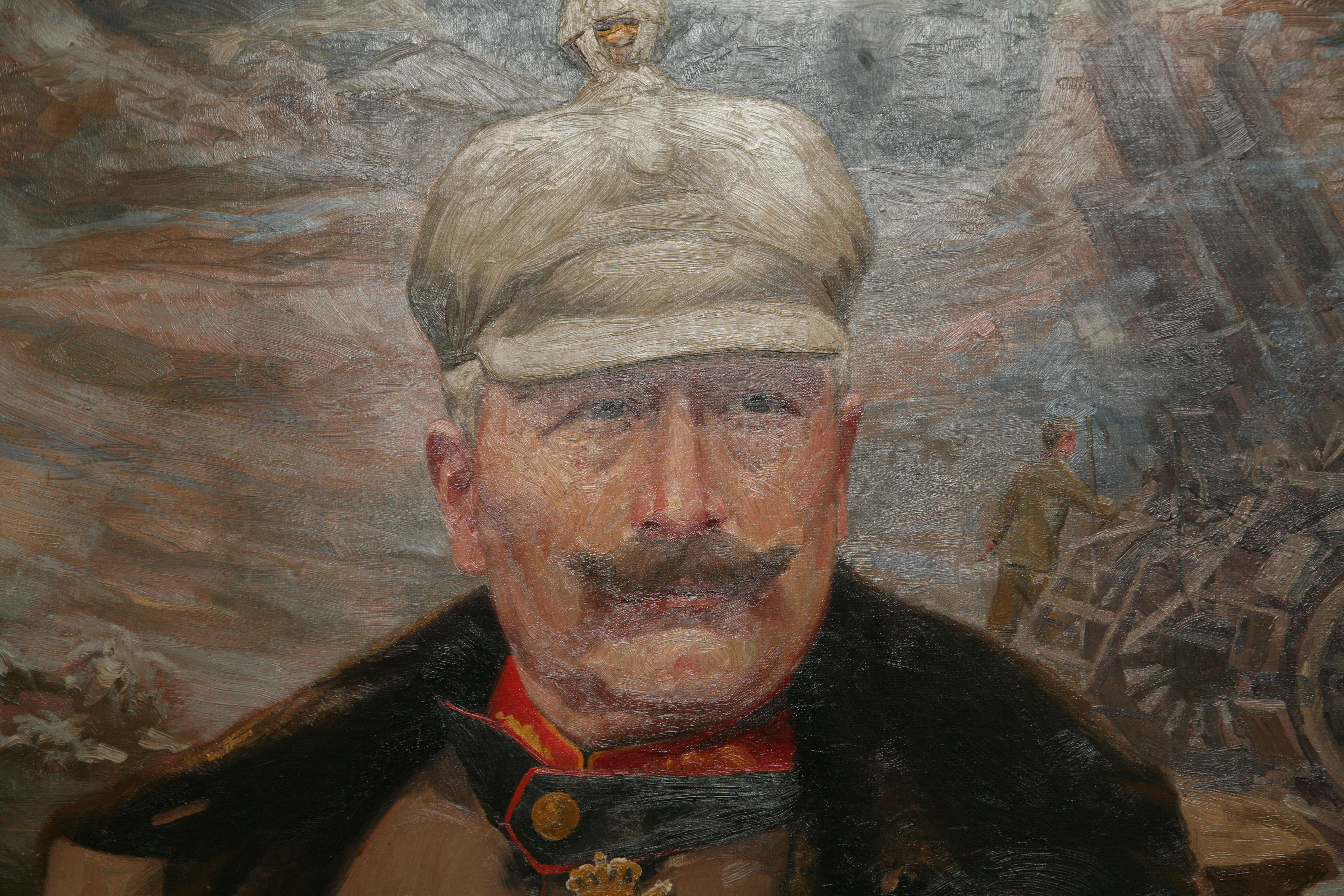 F.A.A. Dahme Oil Painting on Board of Kaiser Wilhelm II | EBTH