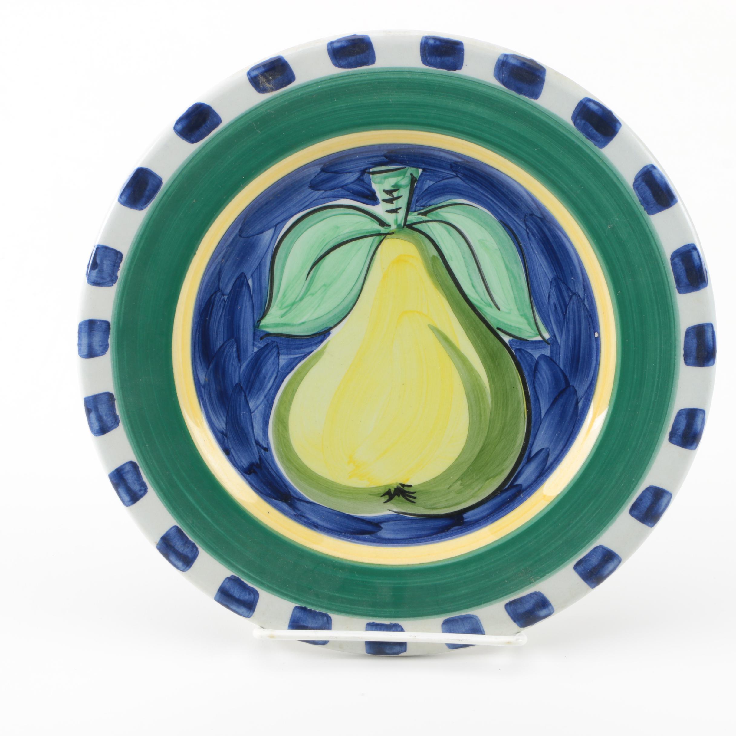 Hand-Painted Faïence Plates Including Labor Deruta | EBTH