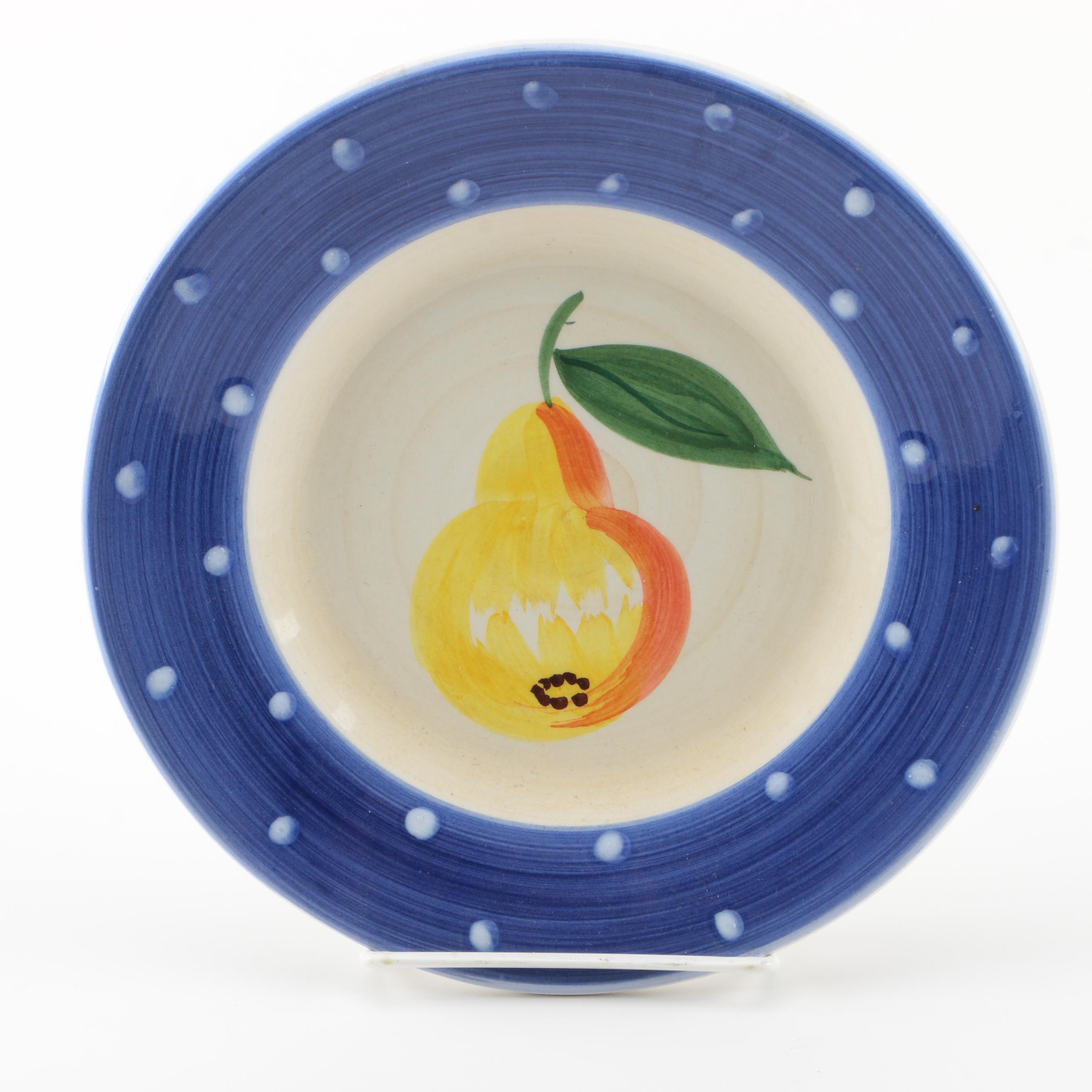 Hand-Painted Faïence Plates Including Labor Deruta | EBTH