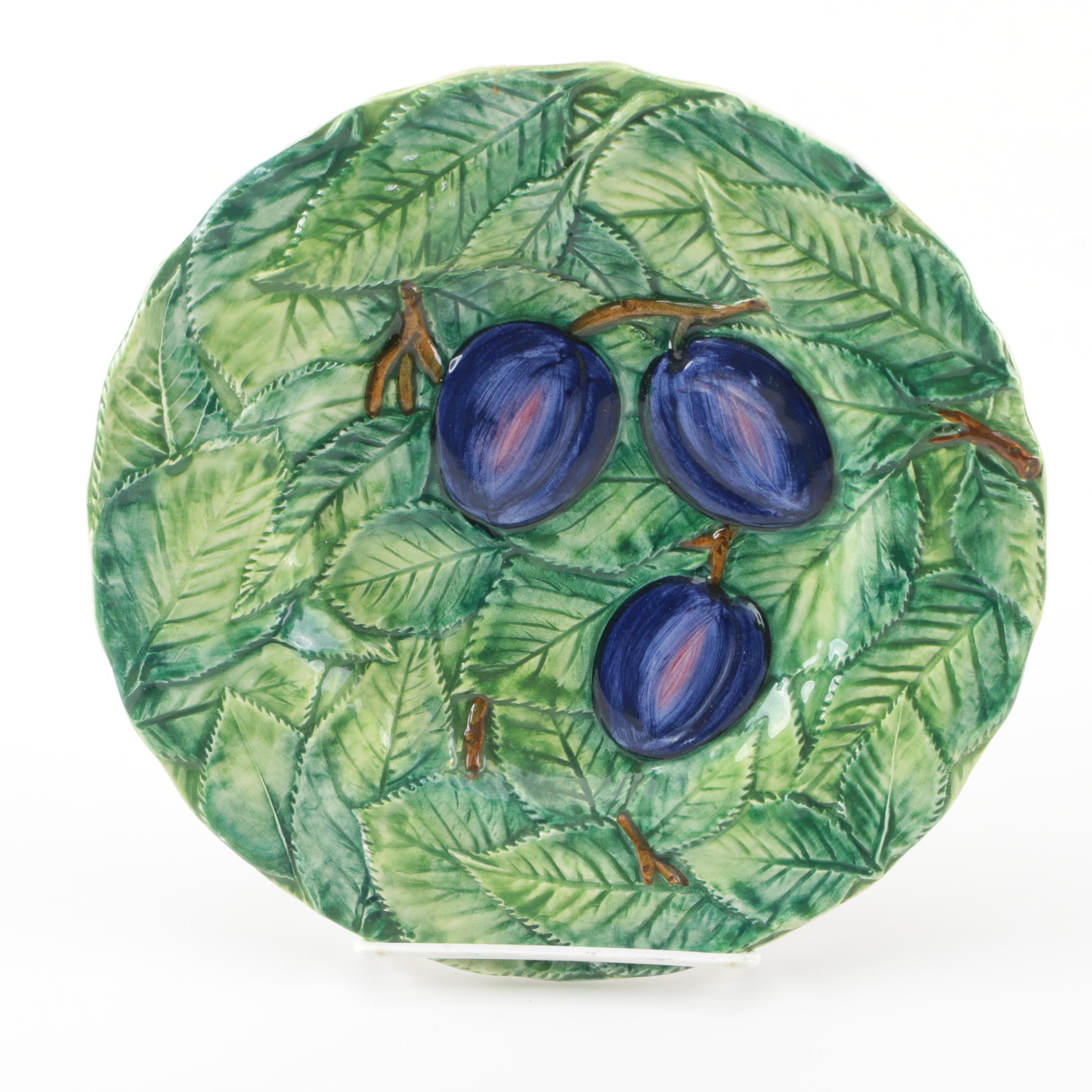 Hand-Painted Faïence Plates Including Labor Deruta | EBTH