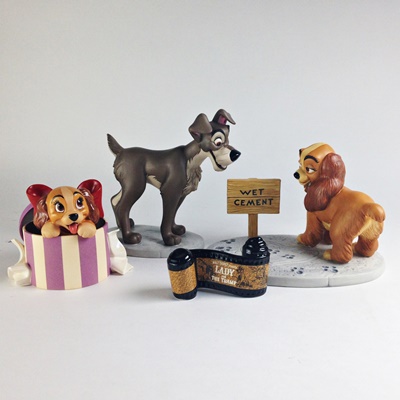 Walt Disney Classics Collection "Lady and the Tramp" Figurines | EBTH