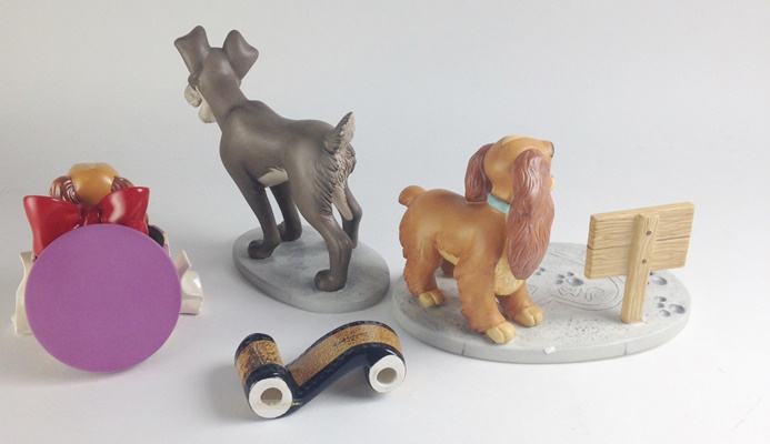 Walt Disney Classics Collection "Lady and the Tramp" Figurines | EBTH