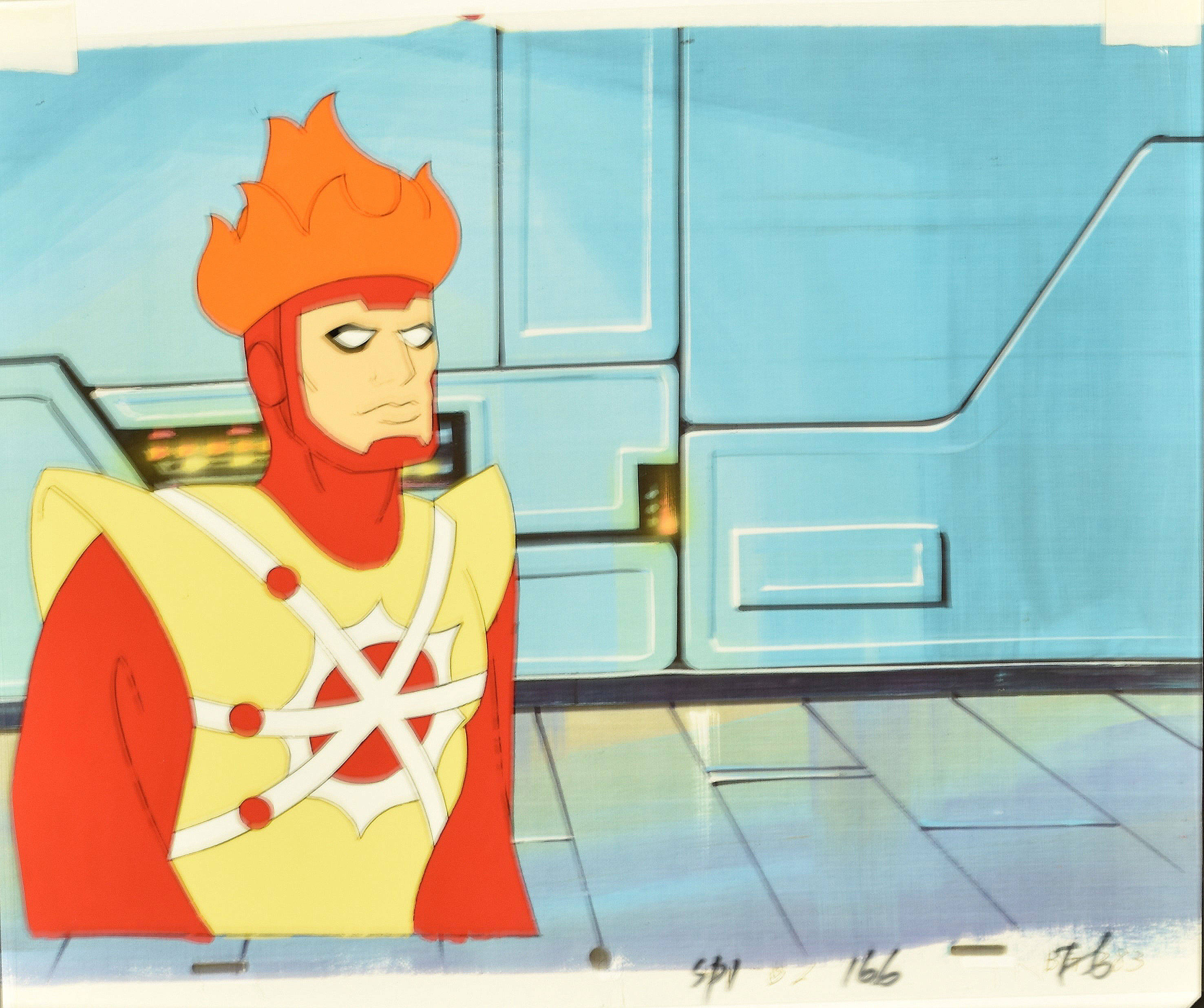 Original 1985 "Super Friends" Firestorm Animation Cel | EBTH