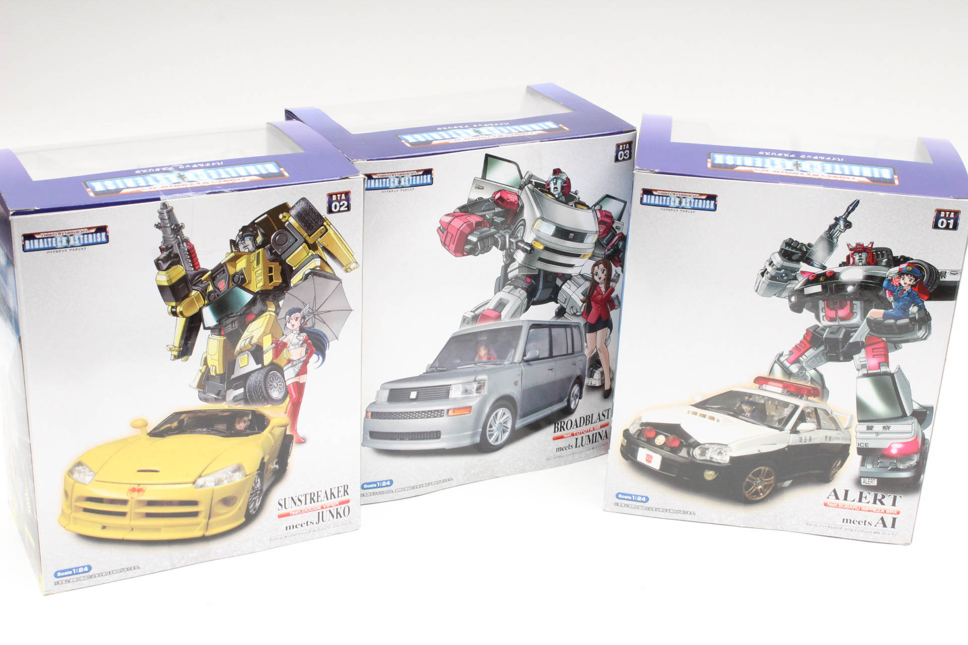 Takara "Binaltech Astrisk" Transformer Figures | EBTH