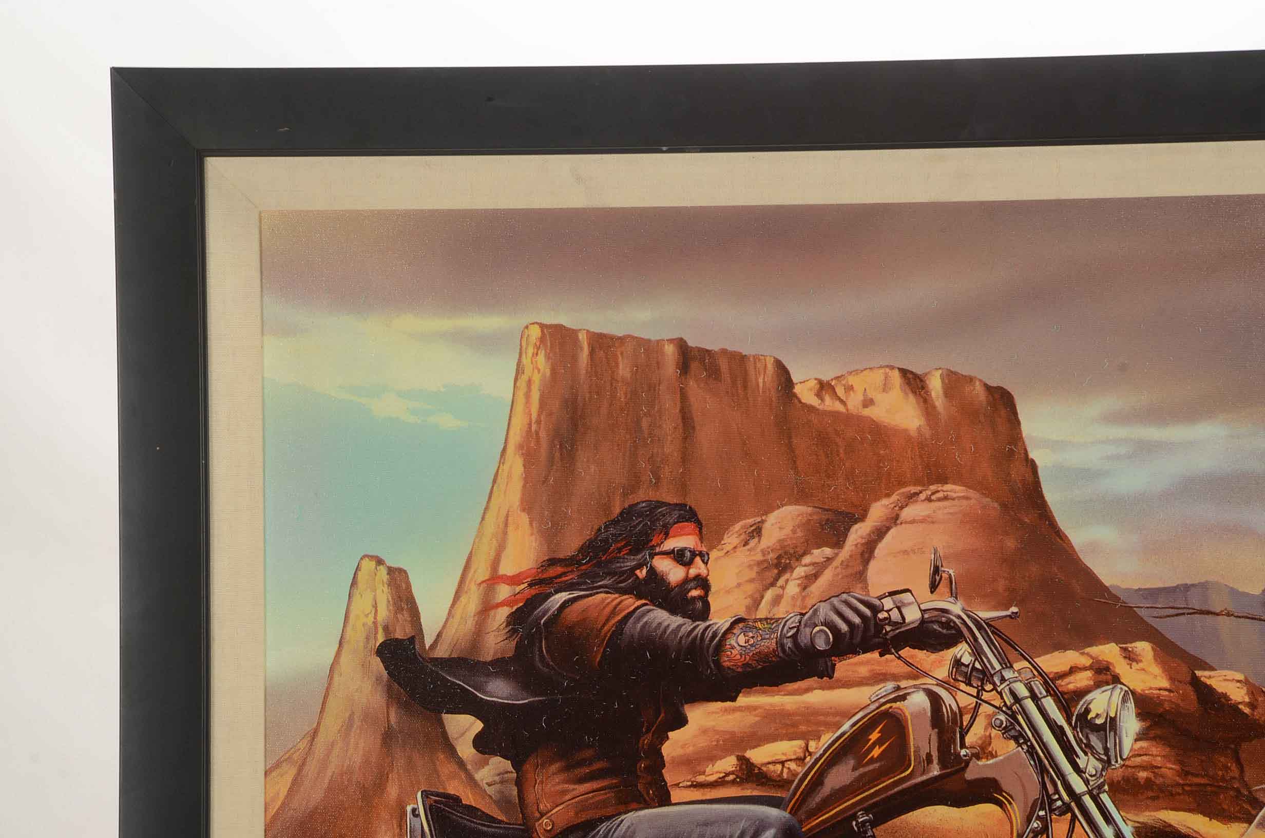 David Mann Signed Limited Edition Offset Lithograph "Ghost Rider" | EBTH