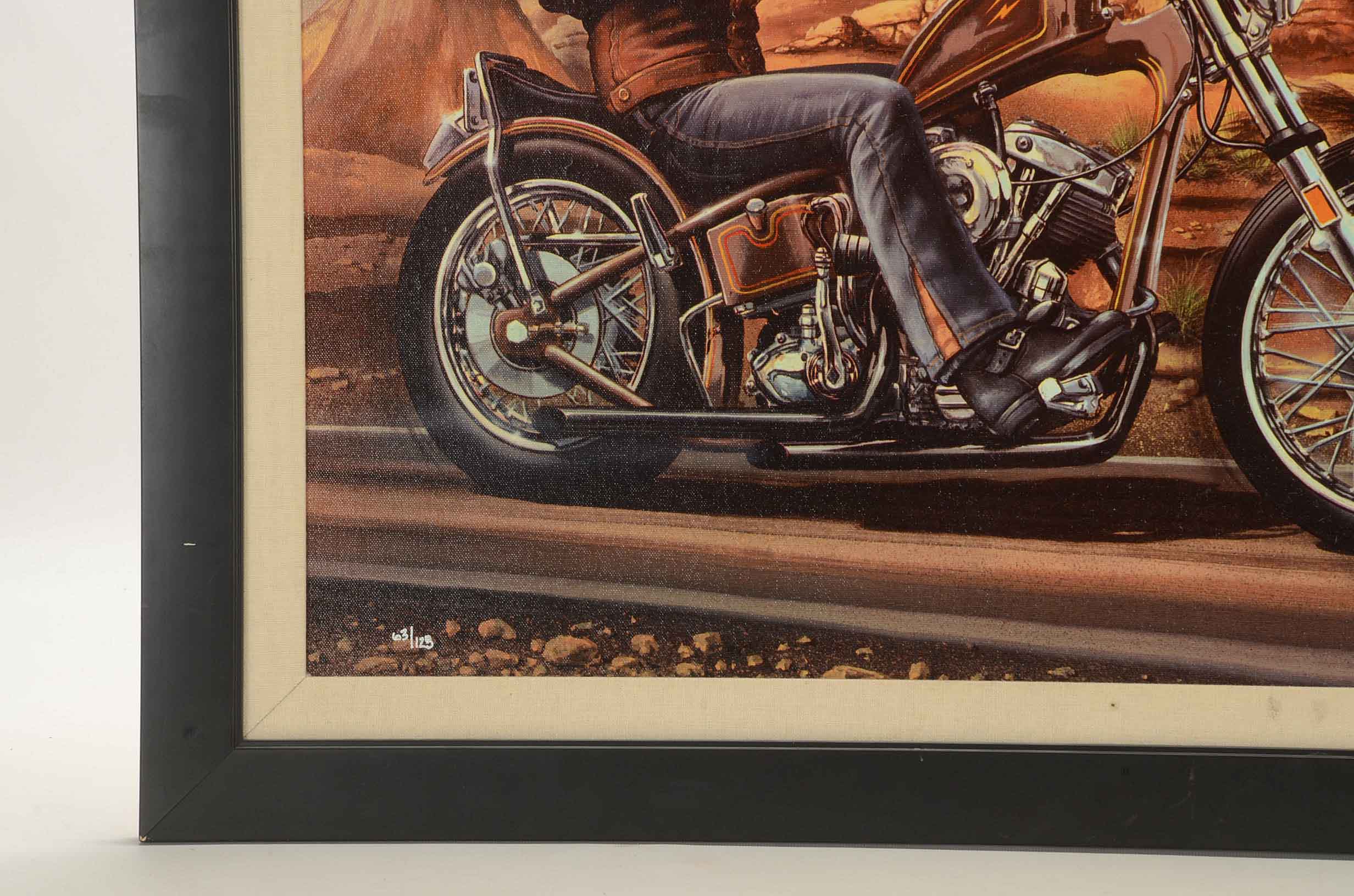 David Mann Signed Limited Edition Offset Lithograph "Ghost Rider" | EBTH