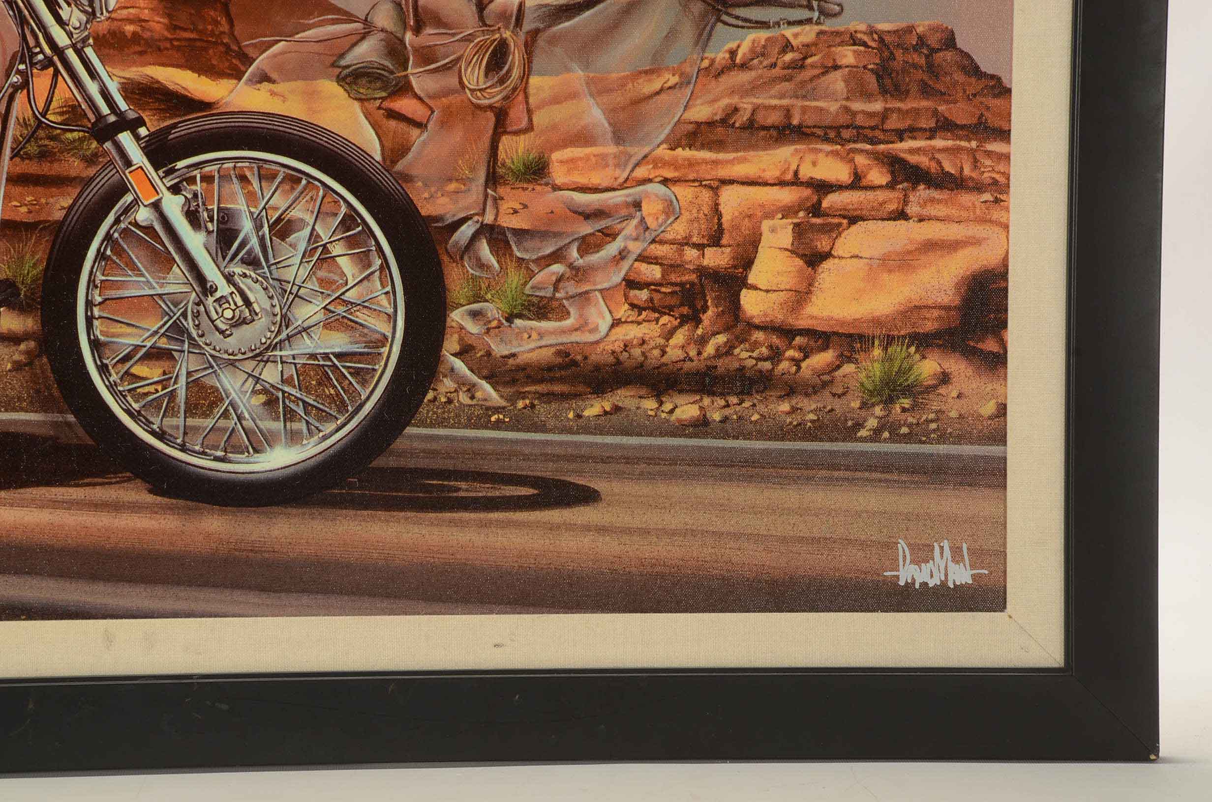David Mann Signed Limited Edition Offset Lithograph "Ghost Rider" | EBTH