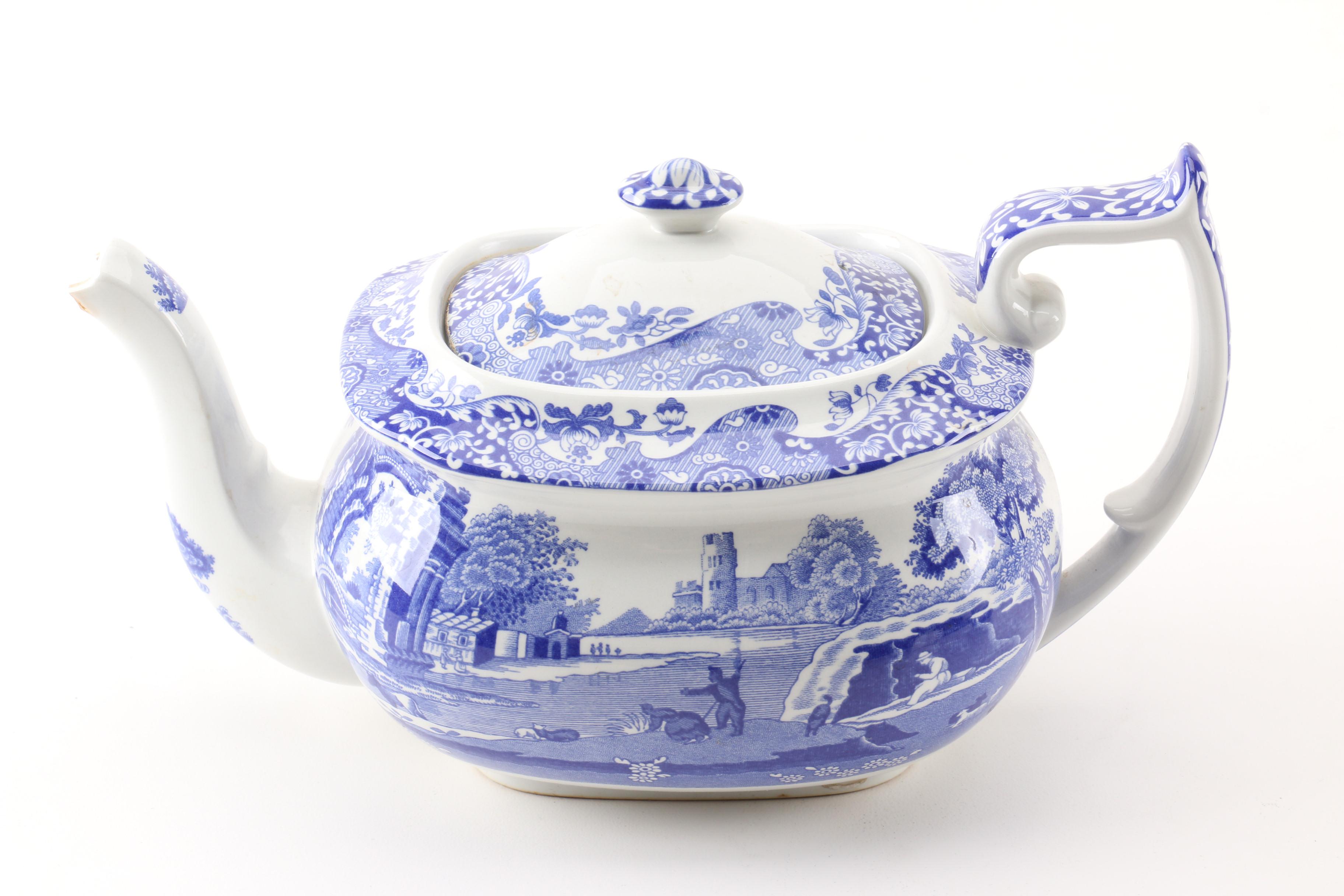 Spode "Blue Italian" Tea Service | EBTH