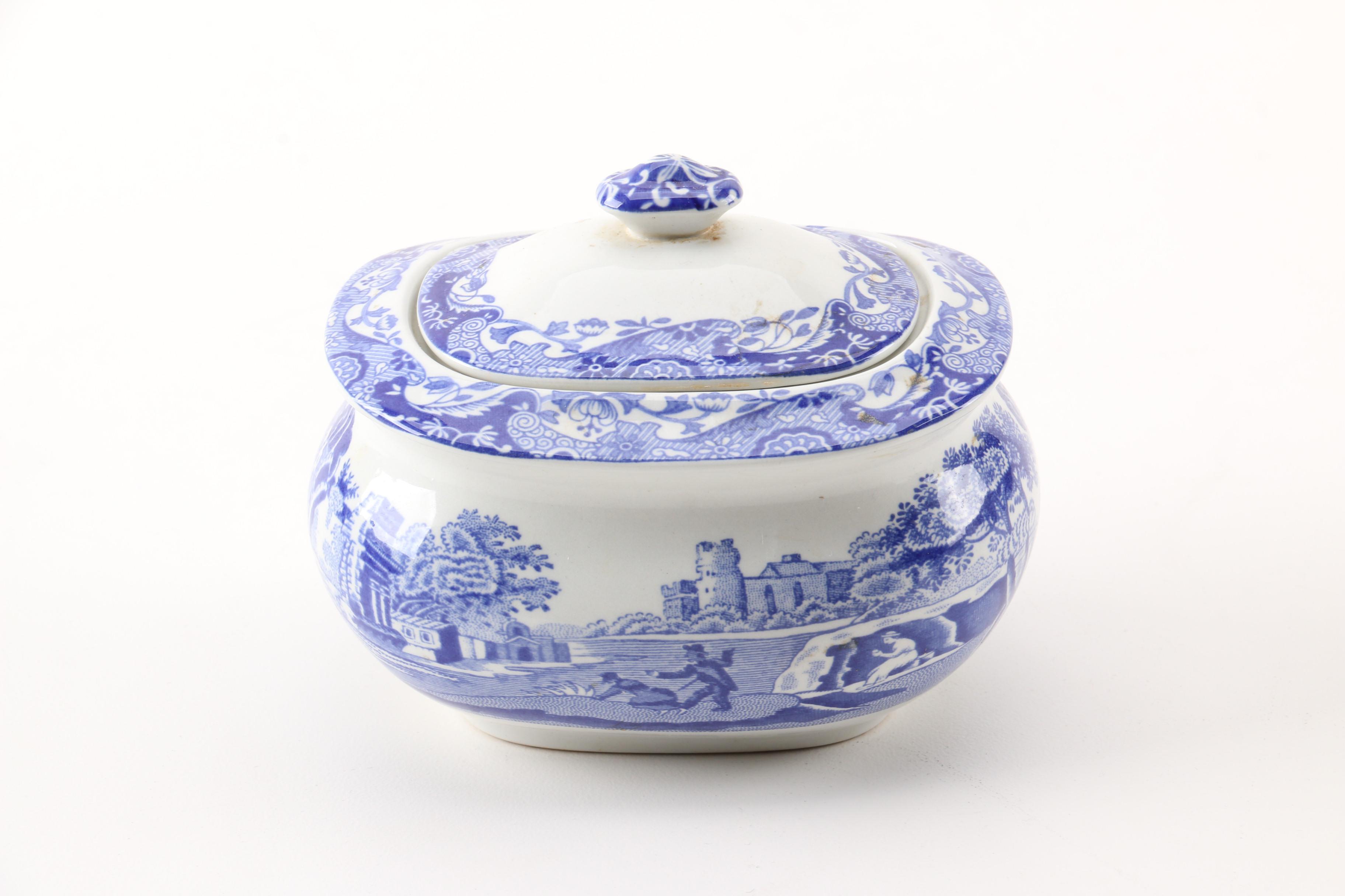 Spode "Blue Italian" Tea Service | EBTH