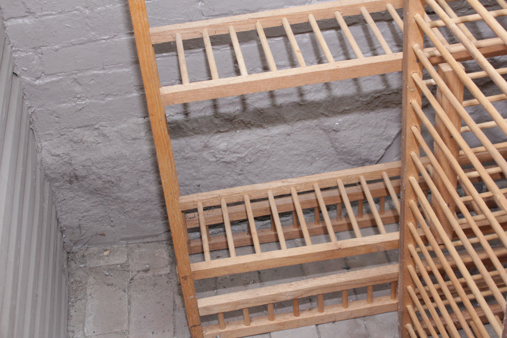 Vintage Wooden Chicken Coup and Rack | EBTH