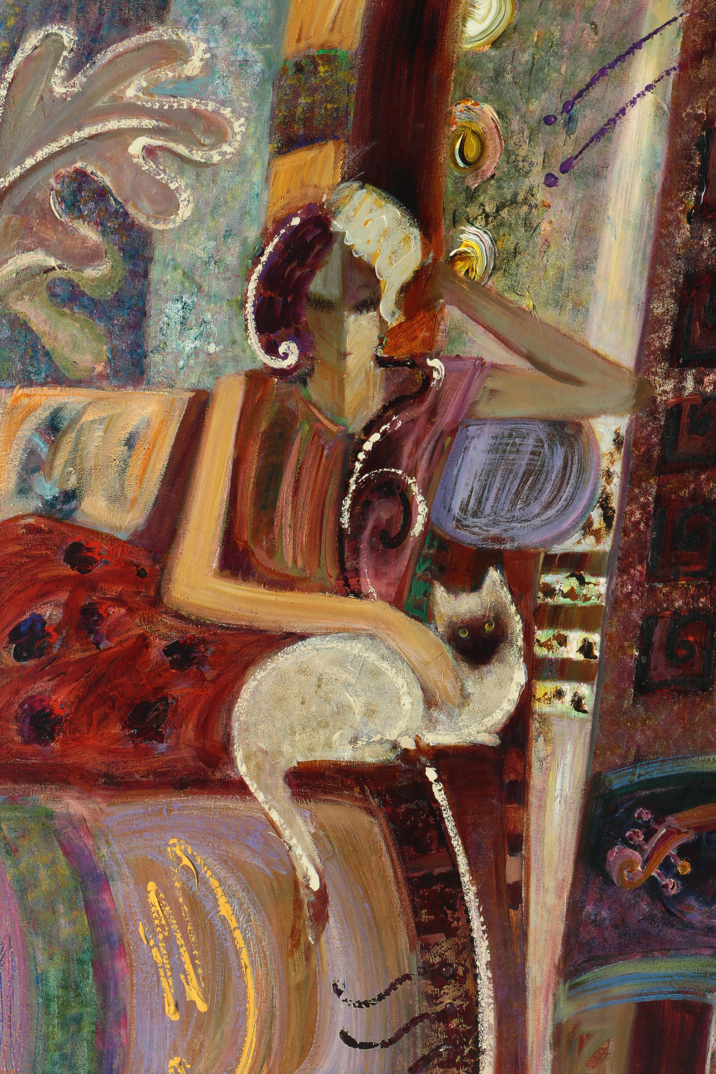 Sabzi Limited Edition Embellished Giclee on Canvas "Smile on Friday" | EBTH