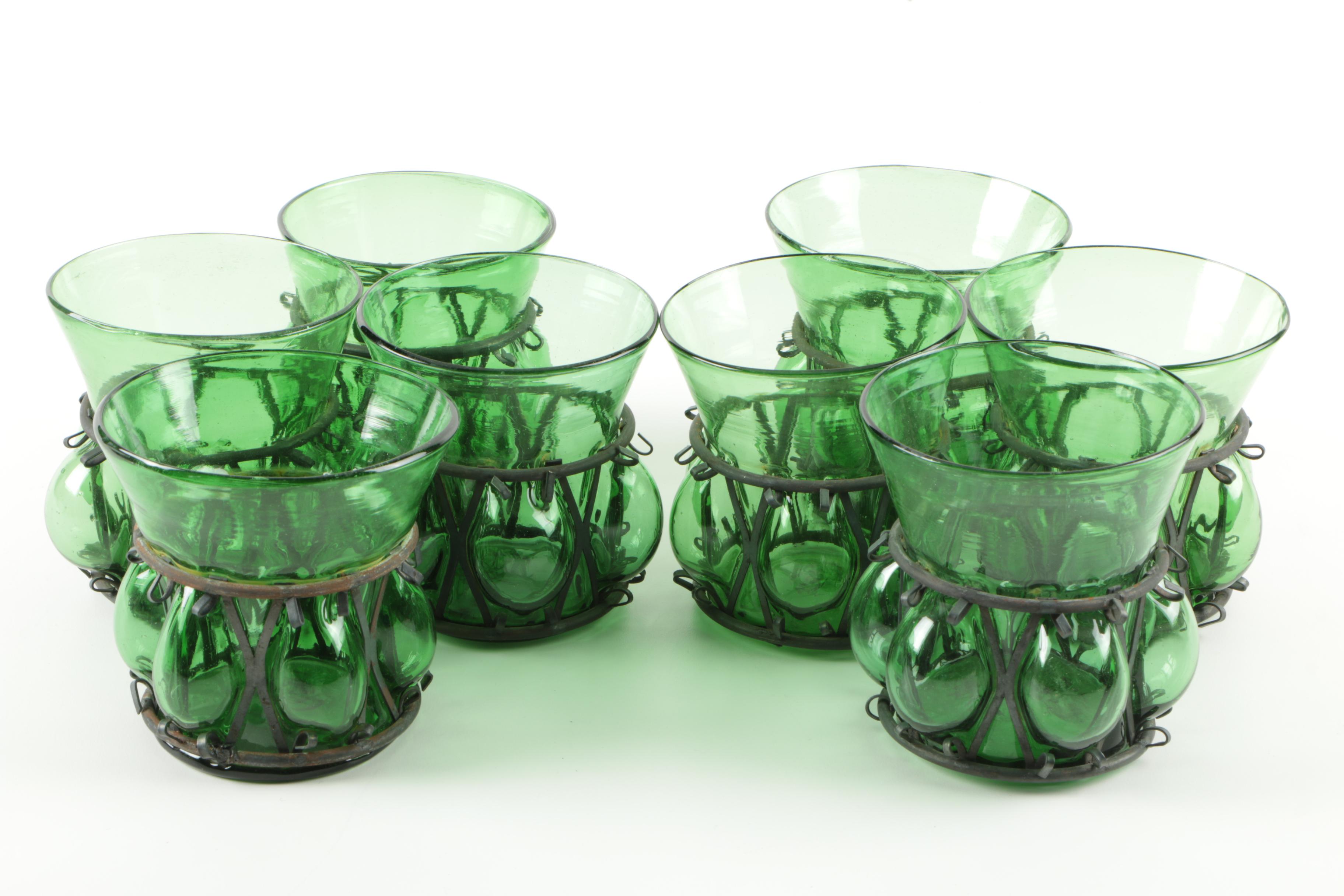 Vintage Green Glassware | EBTH