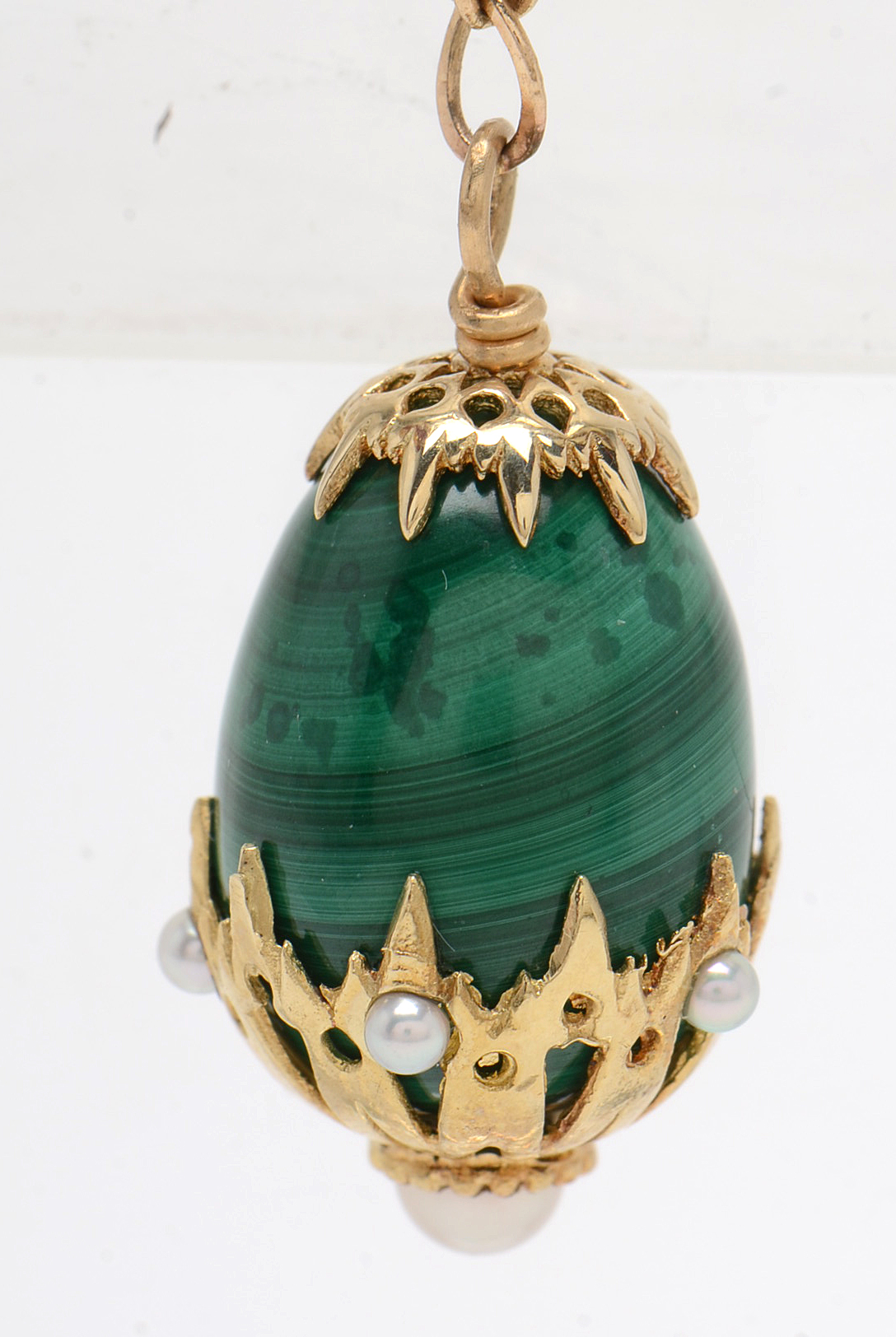 "House of Igor Carl Fabergé" 14K Yellow Gold Gemstone Fabergé Egg ...