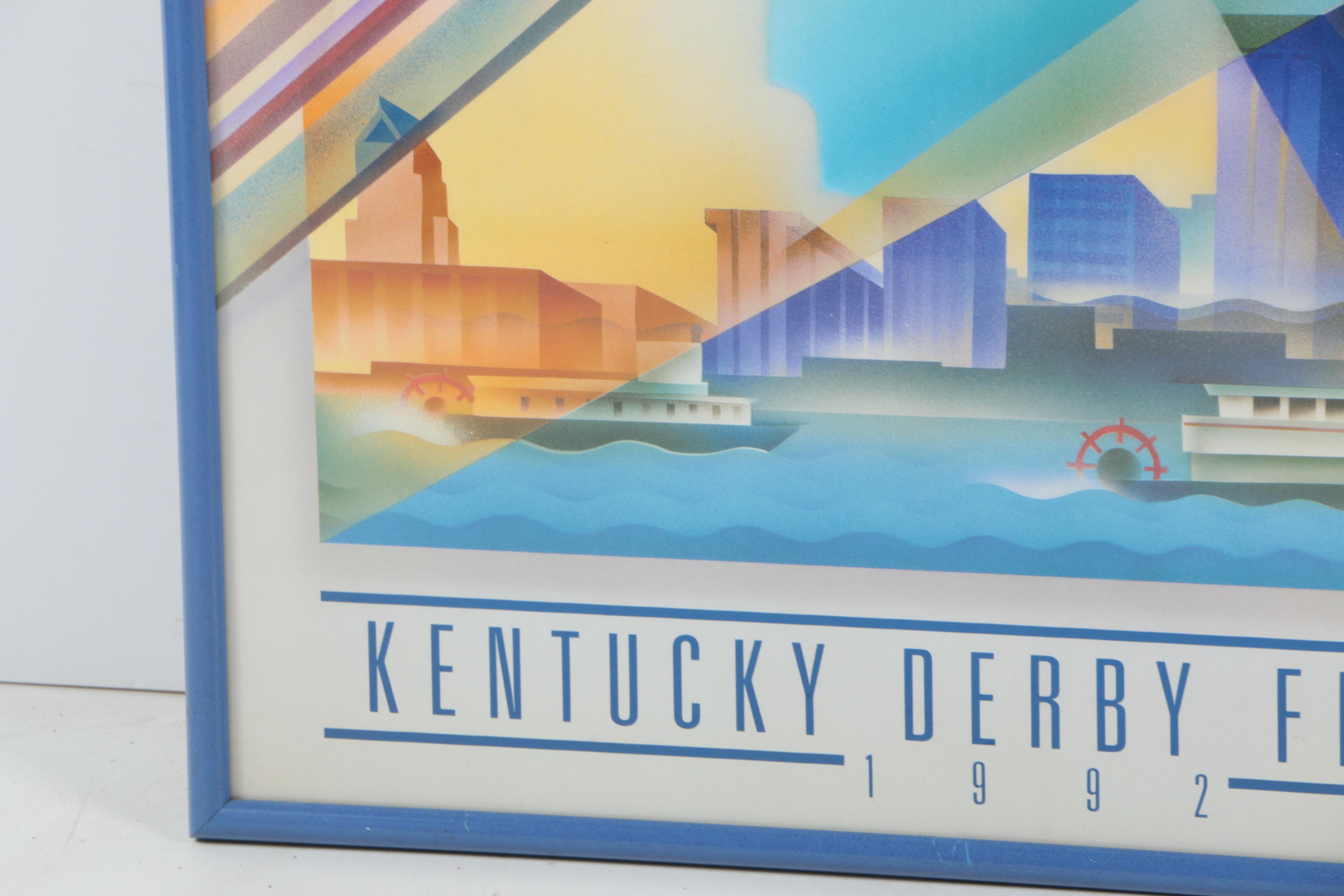 Vintage Kentucky Derby Festival Posters on Paper | EBTH