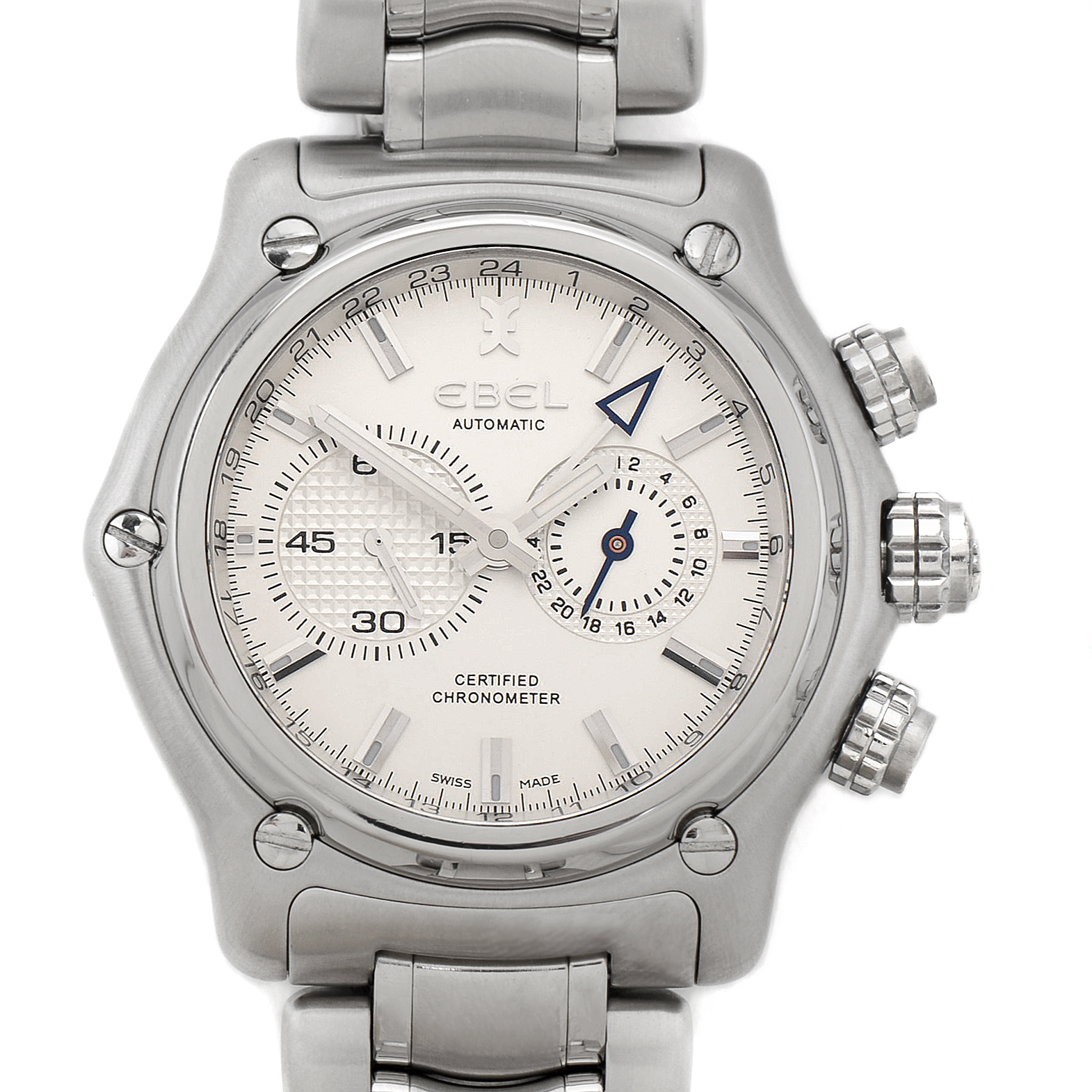 Ebel 1911 BTR GMT Chronograph Automatic 45mm Stainless Steel Wristwatch | EBTH