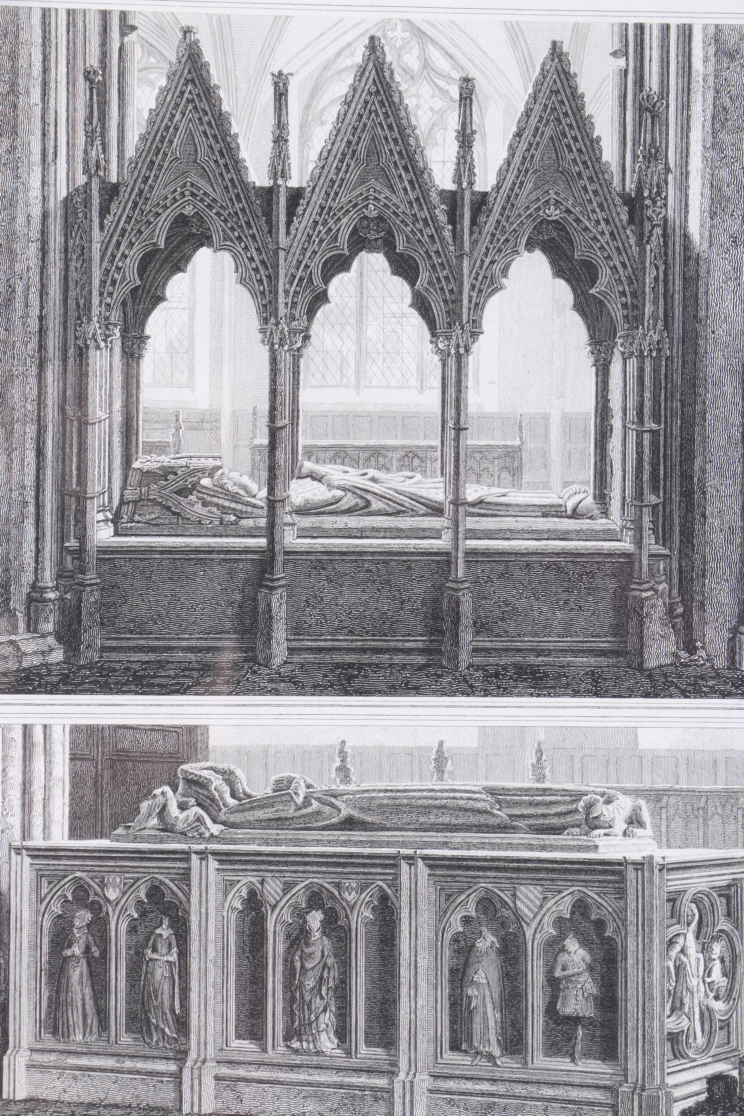 J. Skelton Engraving After F. Mackenzie "Monuments in the Cathedral" | EBTH