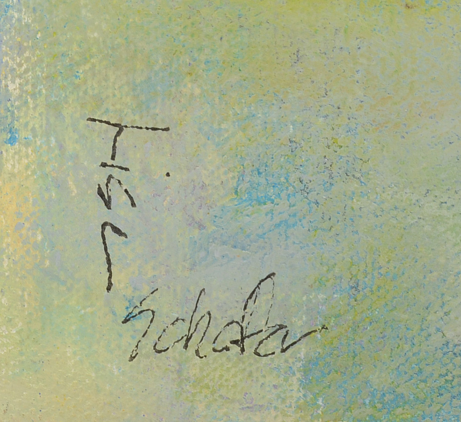 Lisa Schafer Acrylic Painting on Canvas "Water Lilies" | EBTH