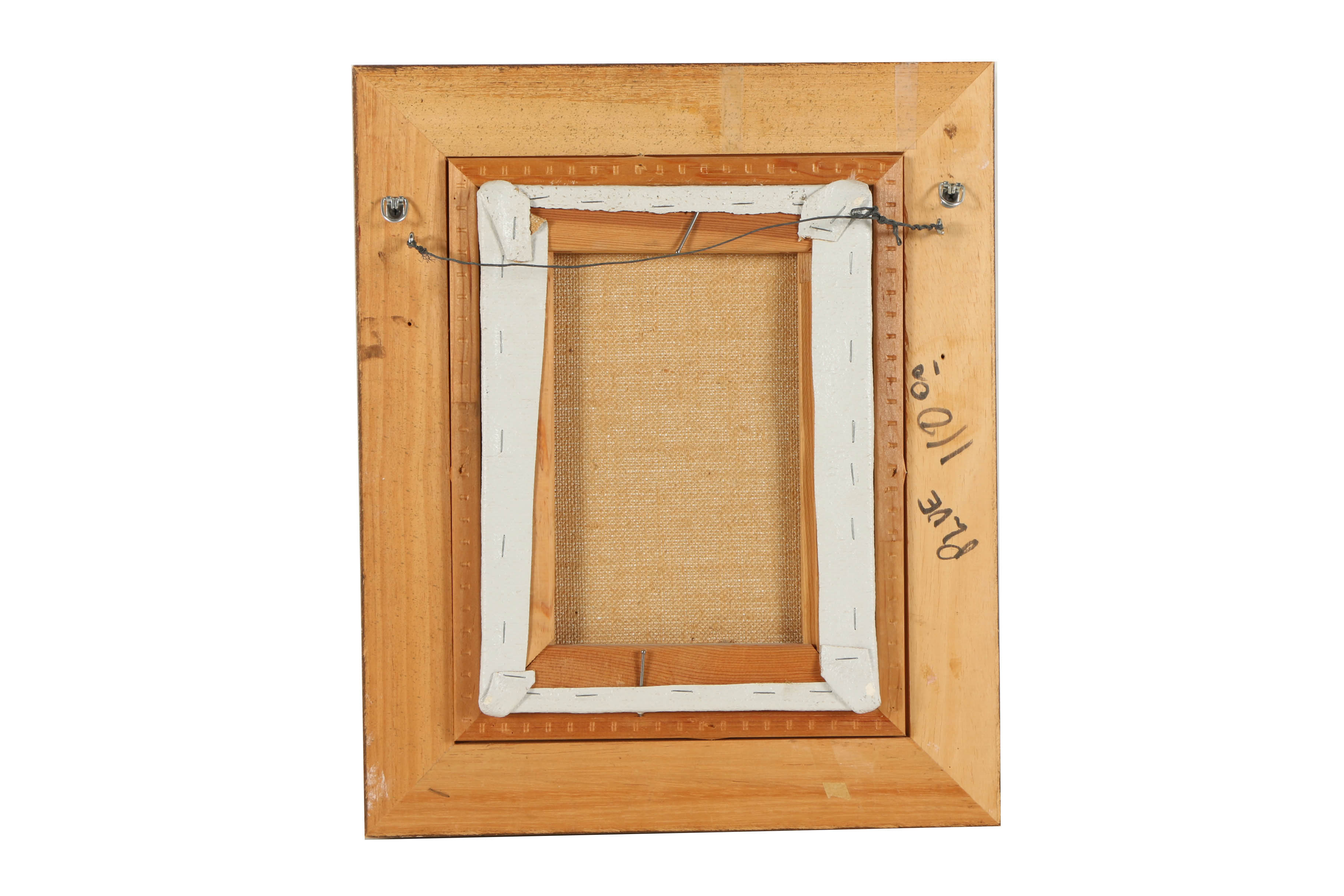 Gene Mobley Oil Painting on Burlap "Indian Family by a River" | EBTH