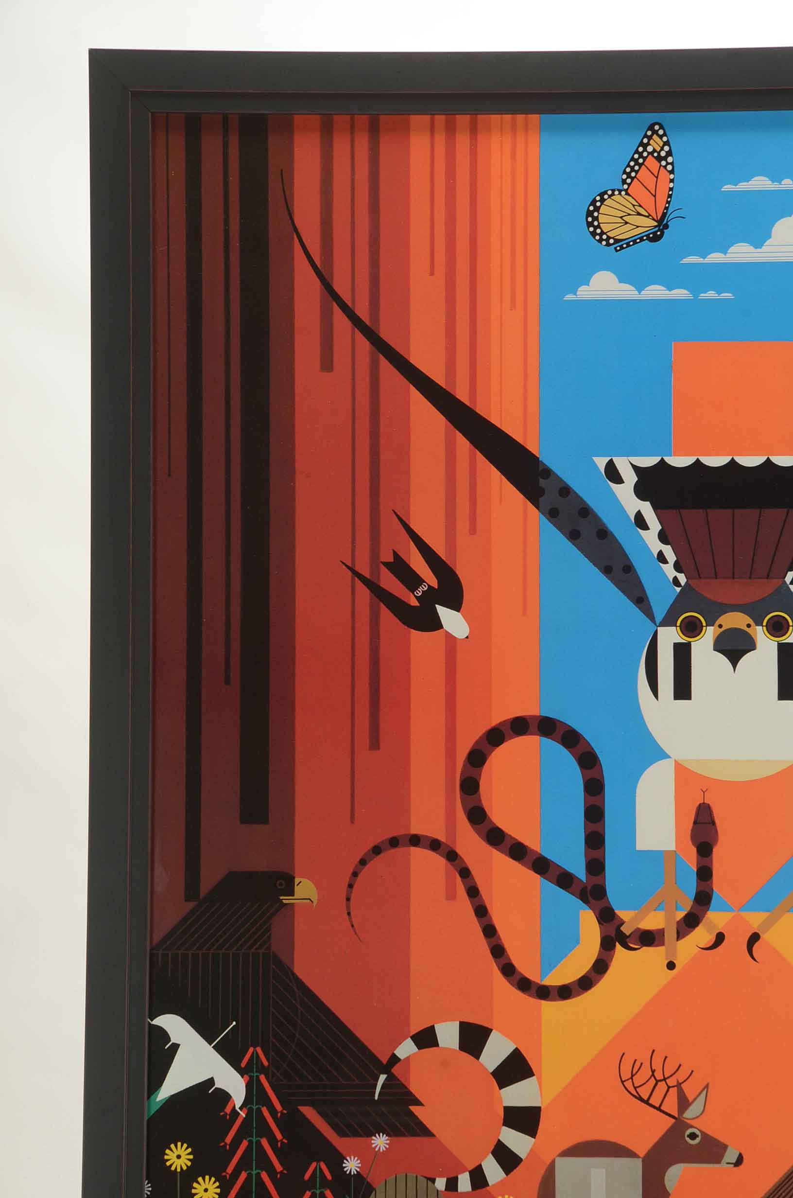 Charley Harper Offset Lithograph Poster "Canyon Country" | EBTH