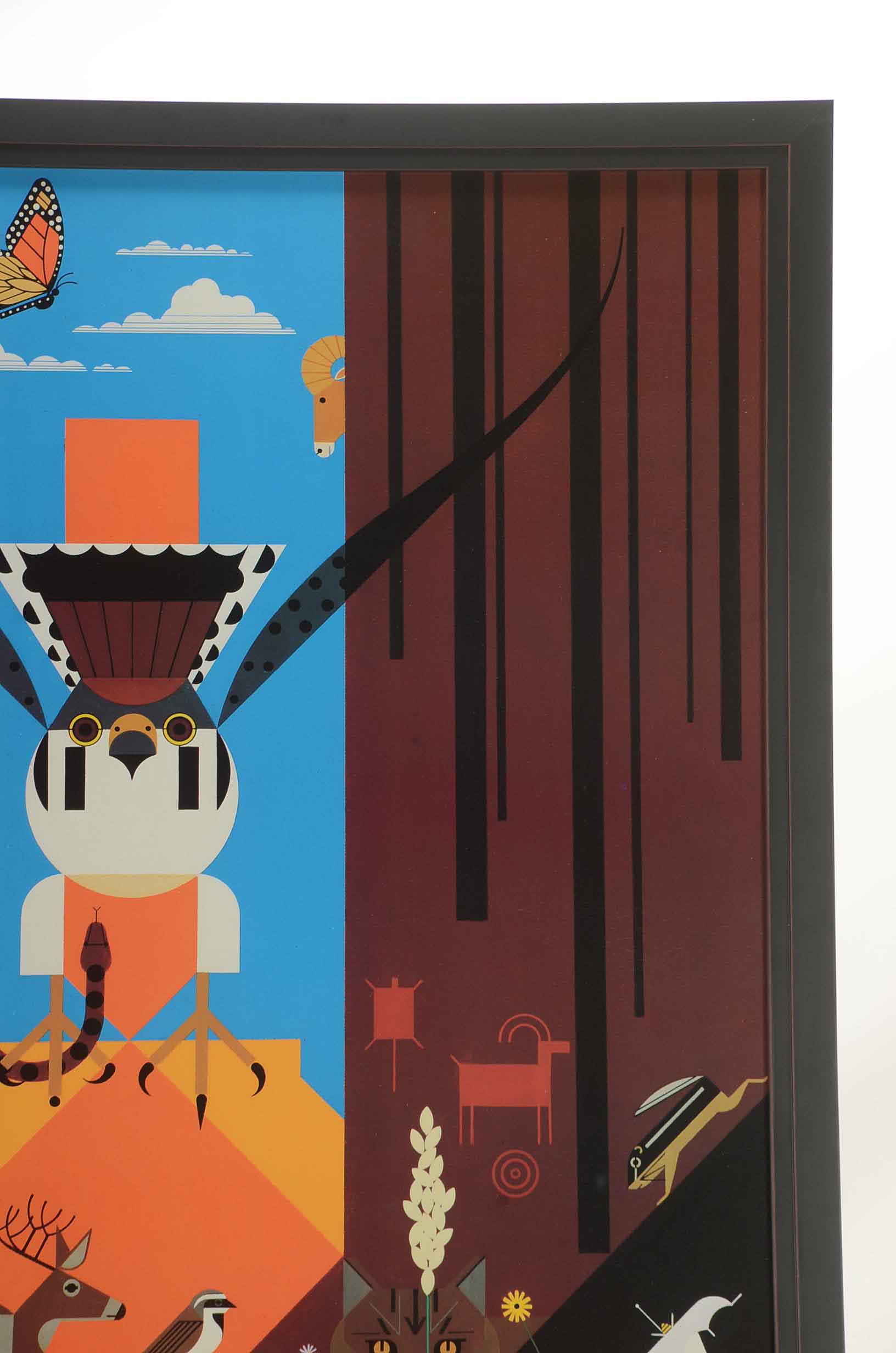 Charley Harper Offset Lithograph Poster "Canyon Country" | EBTH