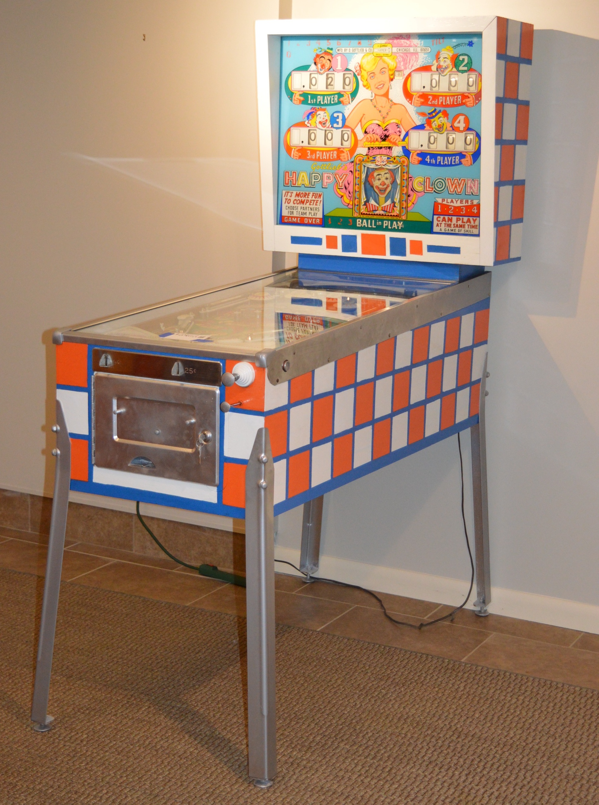Original 1964 Gottlieb's "Happy Clown" Pinball Machine | EBTH