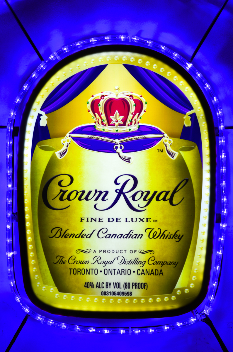 Crown Royal Neon Sign Store Display | EBTH