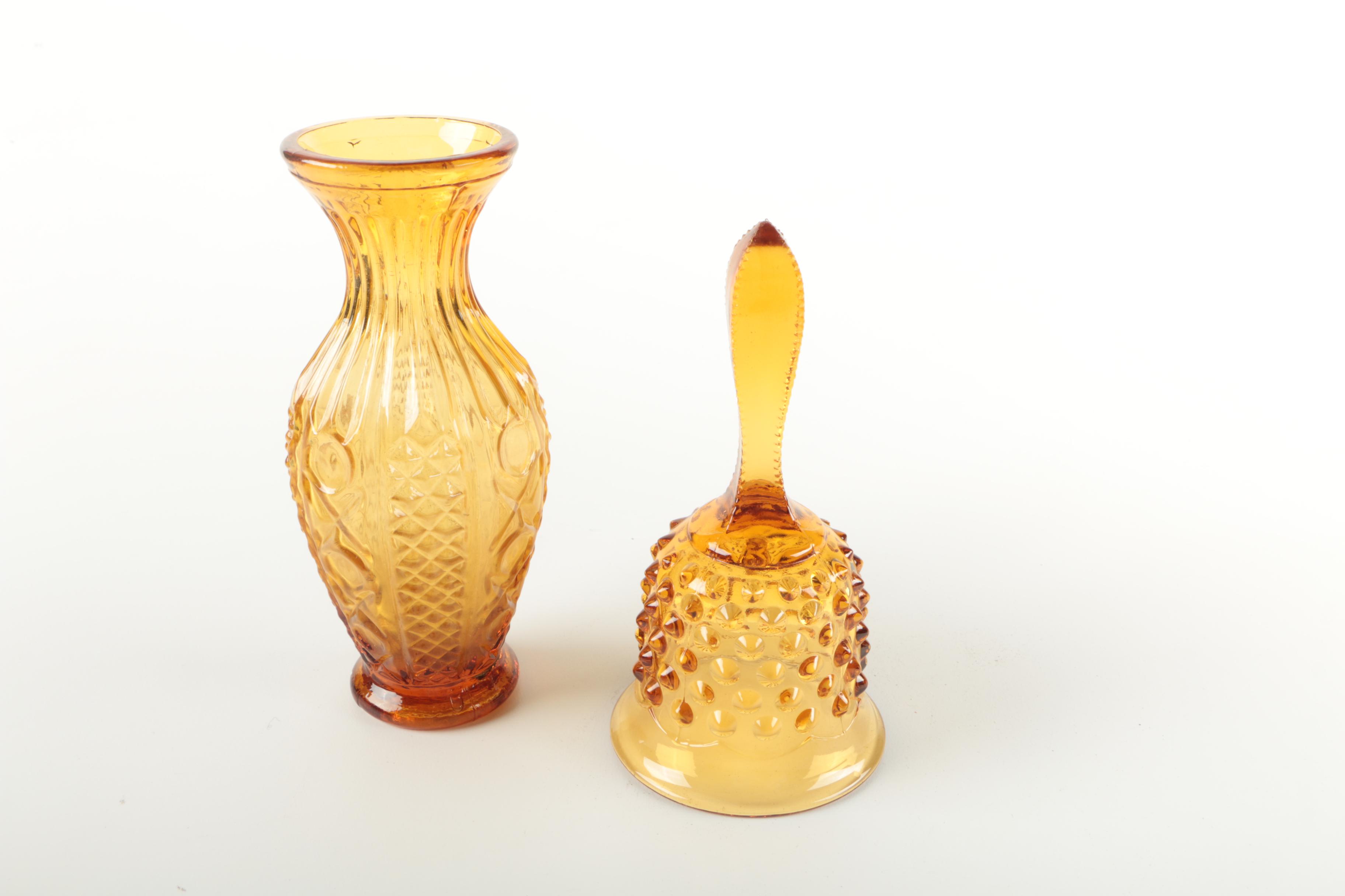 Vintage Marigold Glassware | EBTH