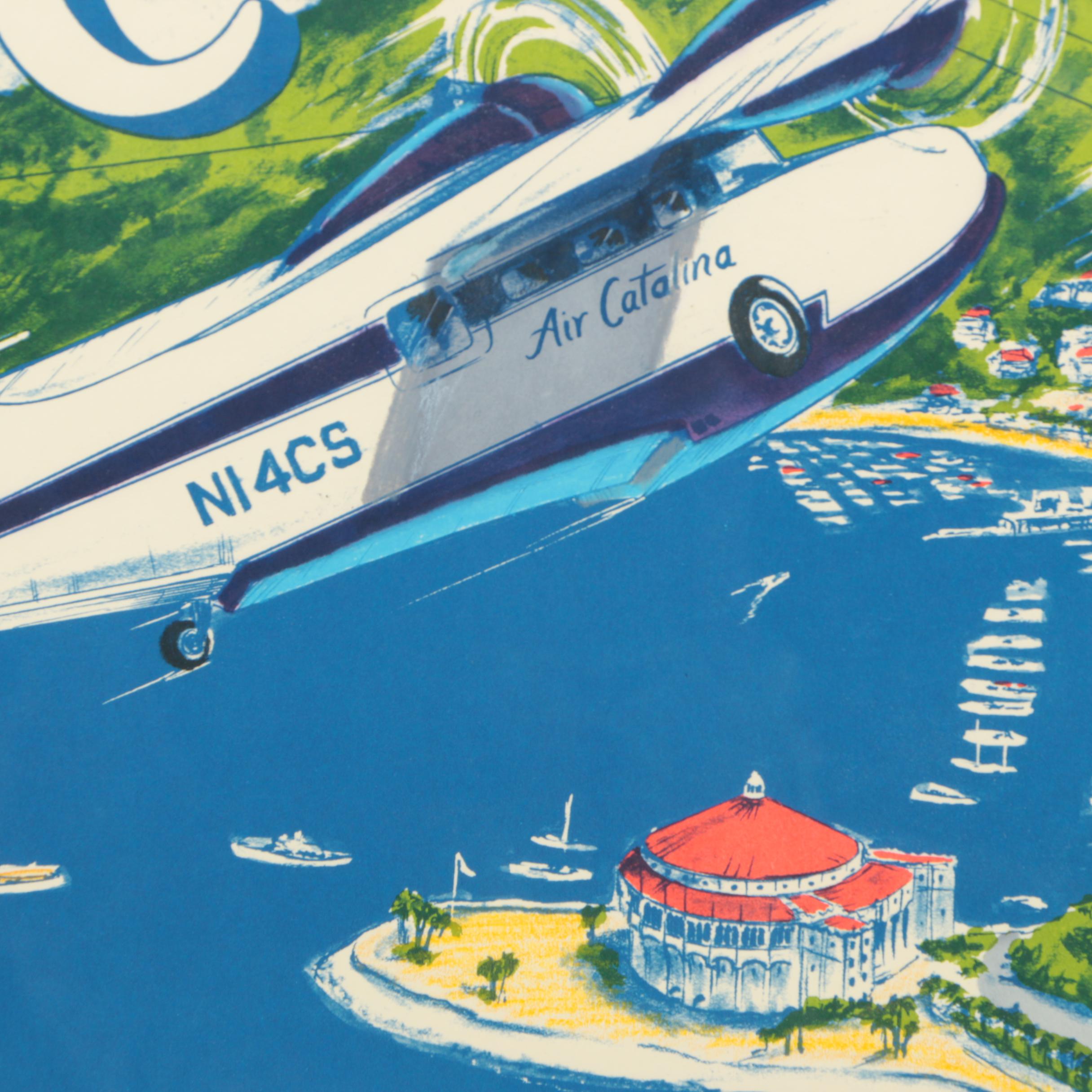 Vintage Air Catalina Seaplane Poster | EBTH