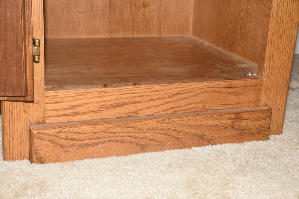 Vintage Oak Reproduction Ice Box by White Clad | EBTH