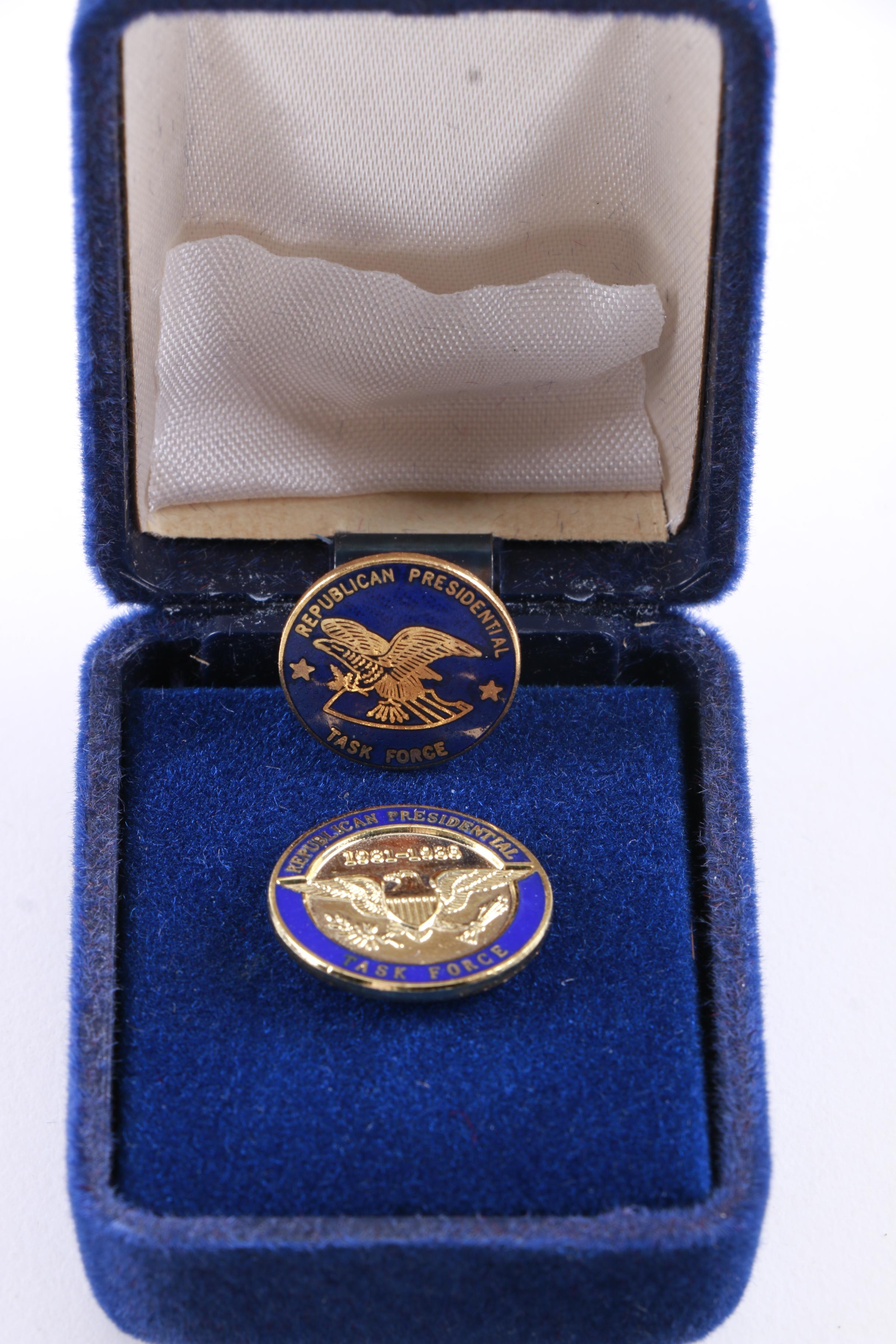 Ronald Reagan Inauguration Medals and Pins | EBTH
