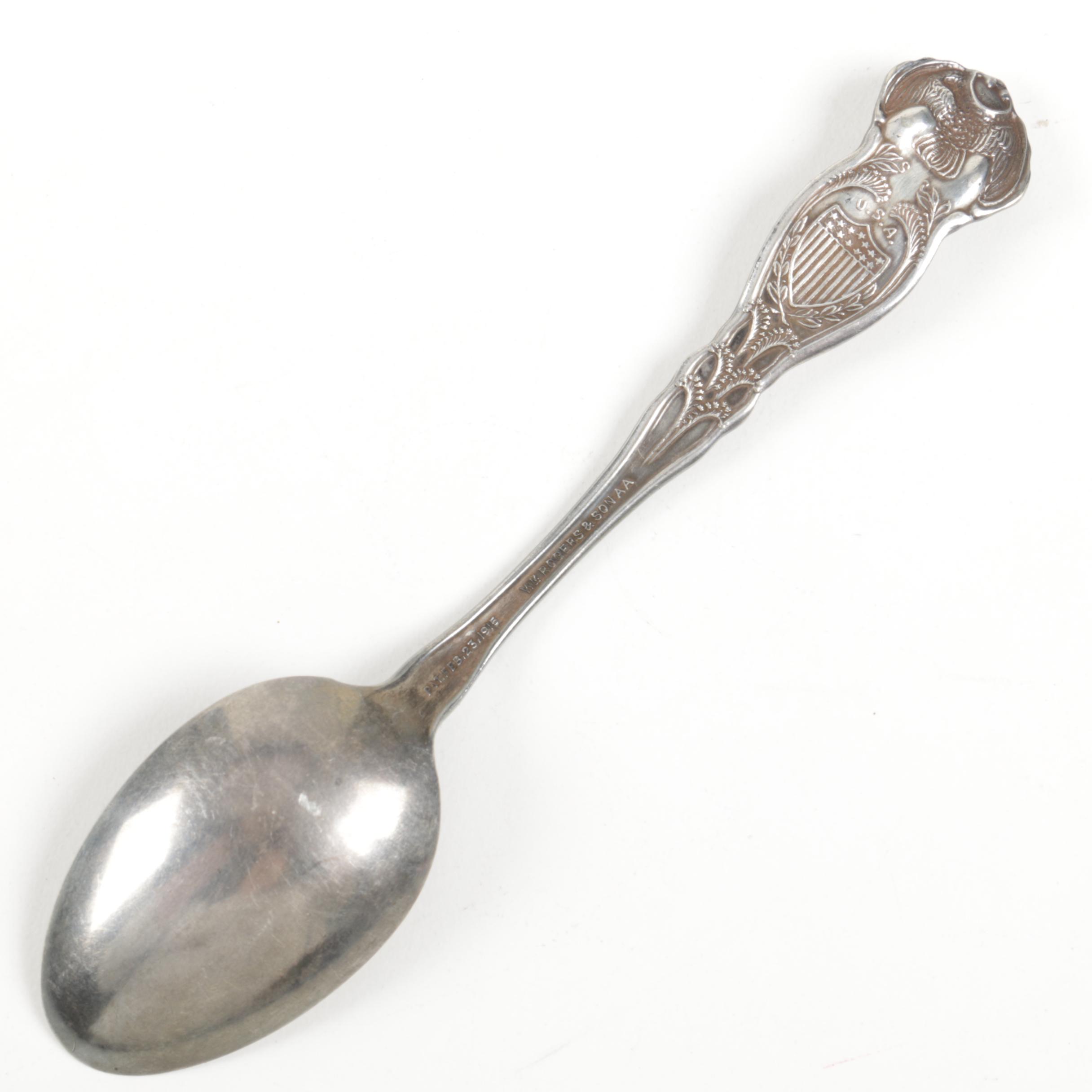 Wm. Rogers & Son Silver Plate Souvenir Spoons with 1847 Roger Bros ...