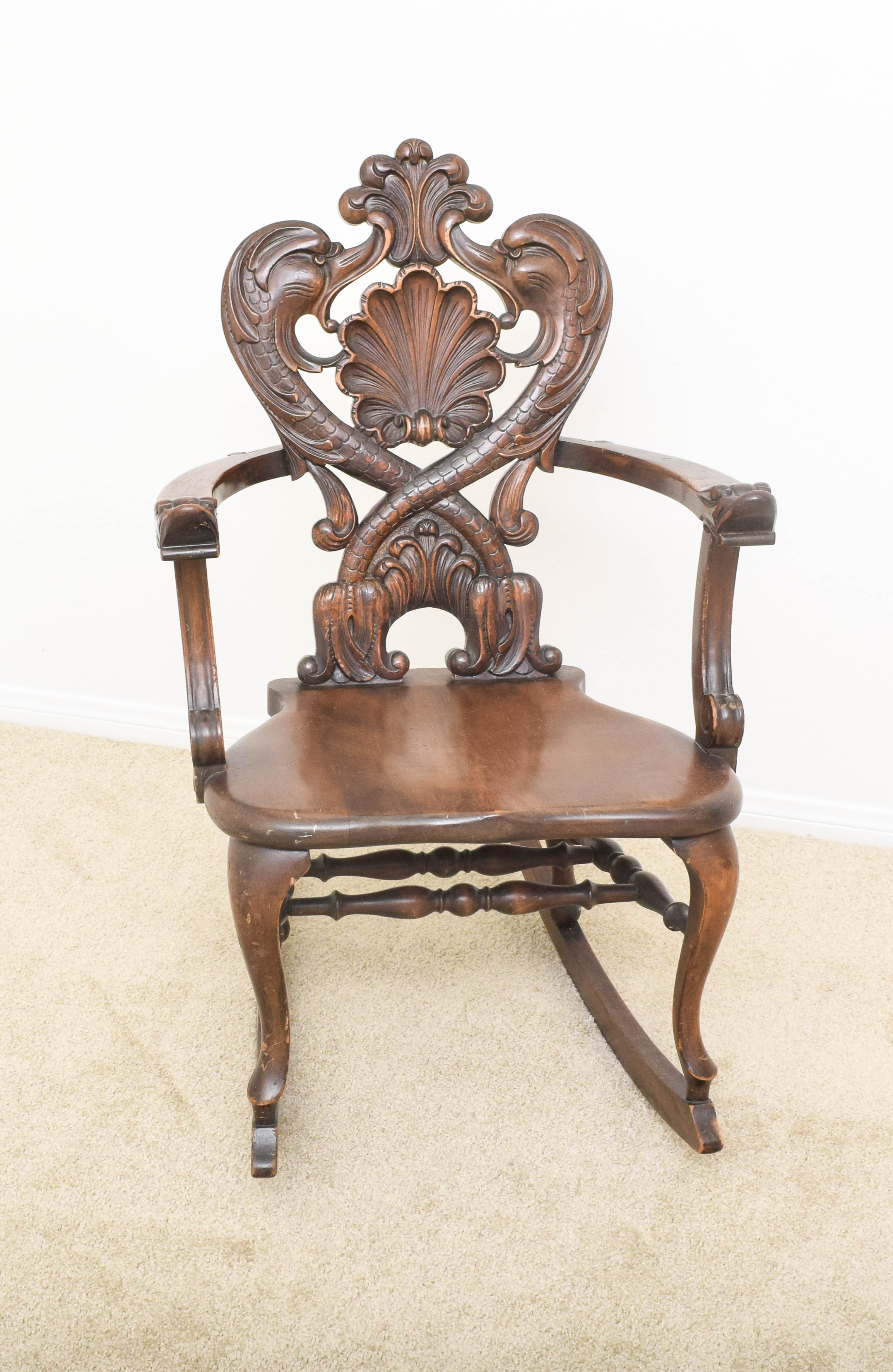 Antique Colonial Revival Rocking Chair | EBTH