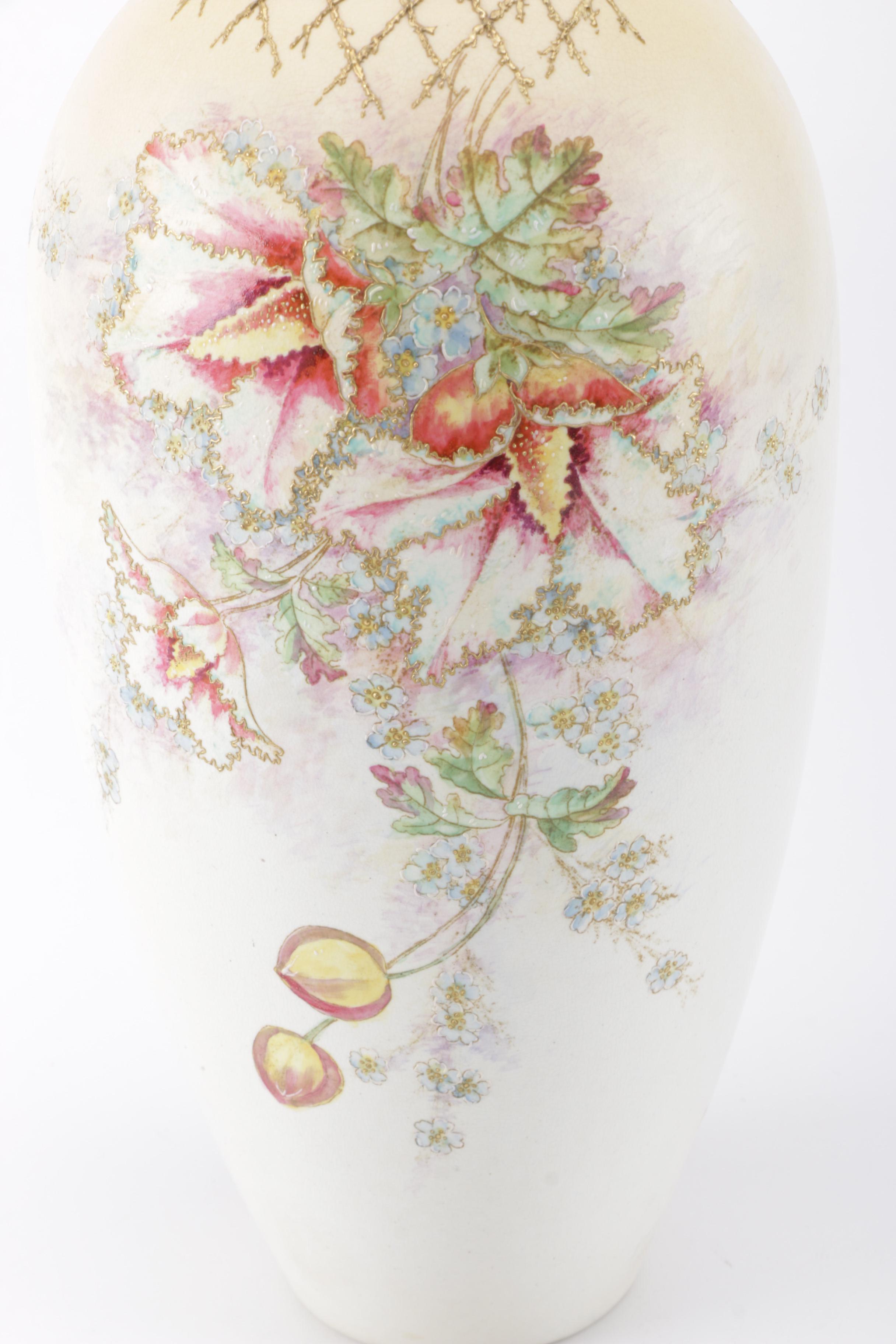 Antique Edwin Bennett Porcelain Vases | EBTH