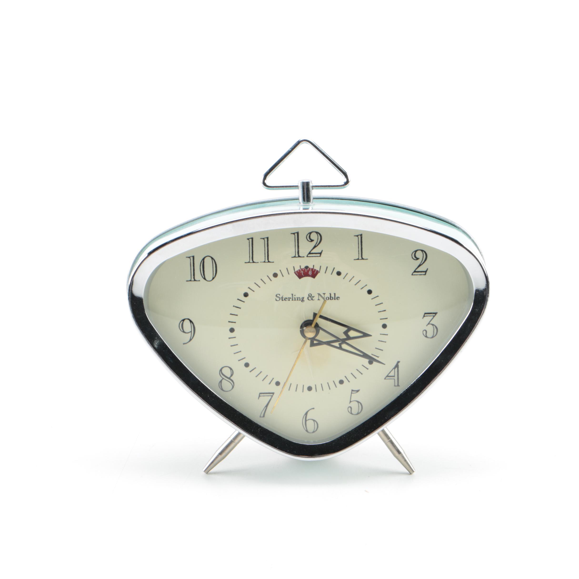 Mid Century Modern Style Sterling & Noble Alarm Clock | EBTH