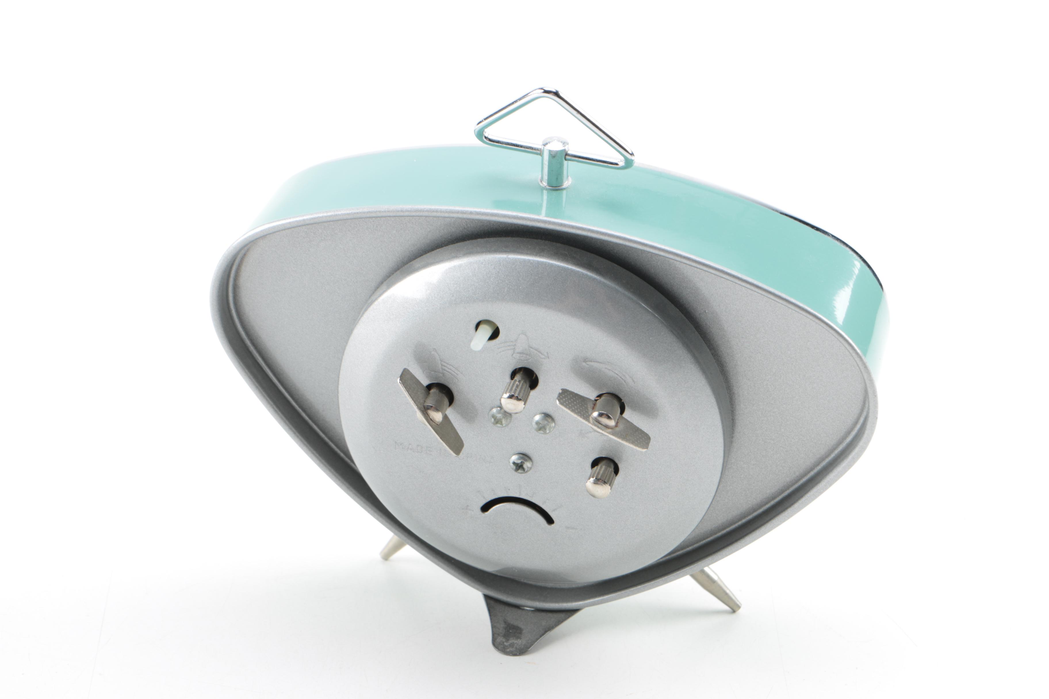 Mid Century Modern Style Sterling & Noble Alarm Clock | EBTH