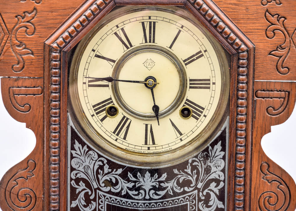 Vintage Ansonia Gingerbread Mantel Clock | EBTH