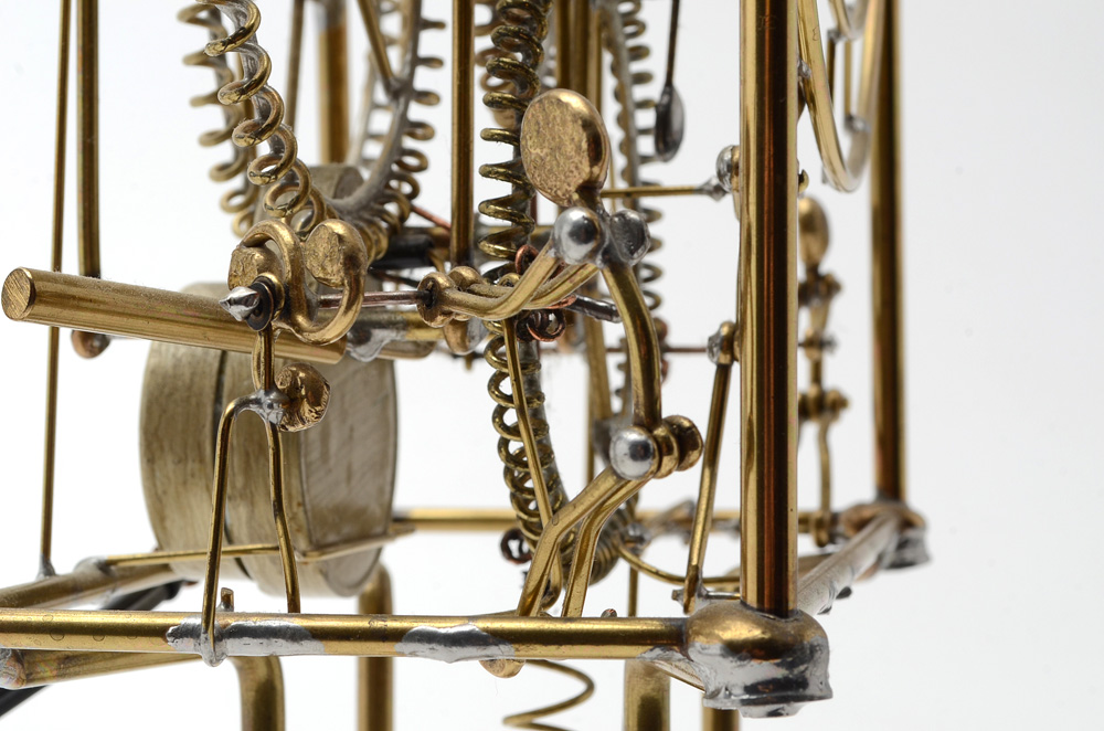 Gordon Bradt Kinetic Sculpture "The Seven Man Clock" | EBTH