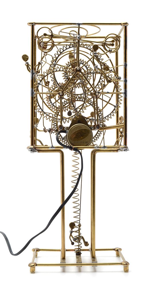 Gordon Bradt Kinetic Sculpture "The Seven Man Clock" | EBTH