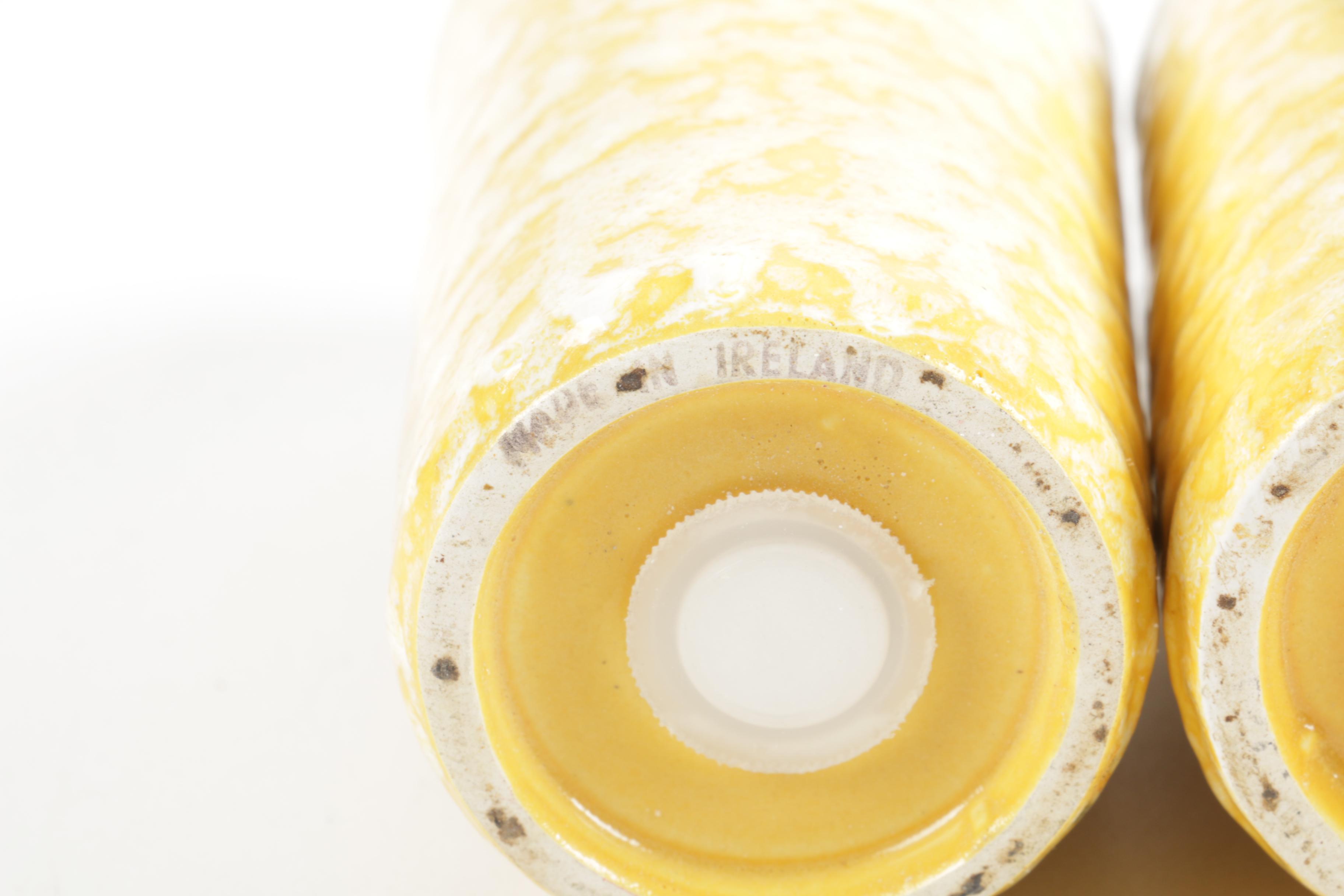 Vintage Yellow Ceramic Salt and Pepper Shakers | EBTH