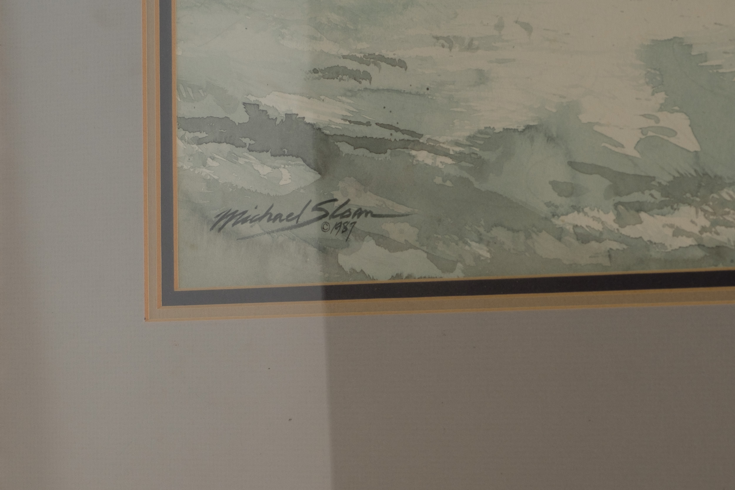 Offset Lithograph After Michael Sloan "Snow Wagon" | EBTH