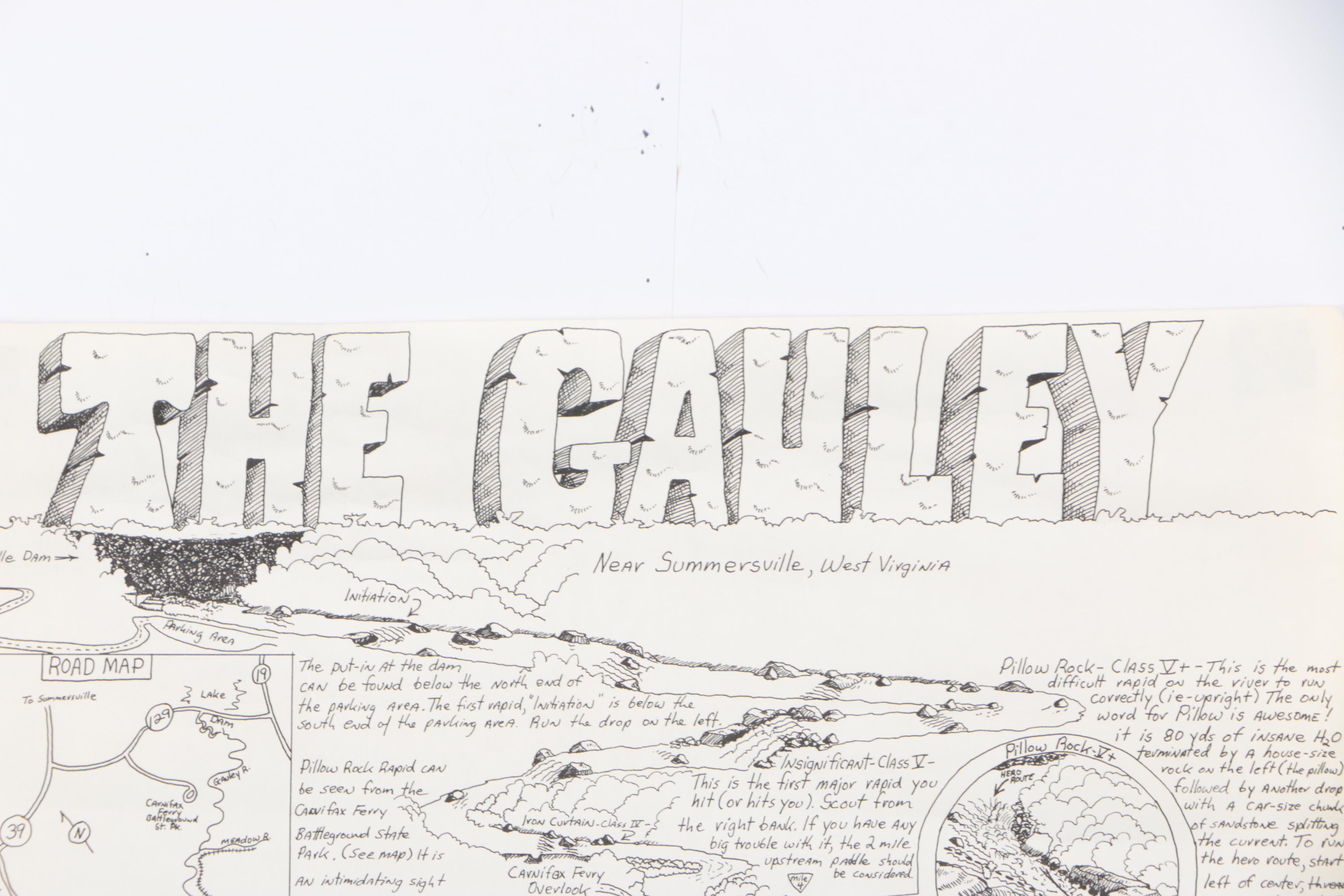 Lithograph on Paper After William Nealy's "The Gauley" | EBTH