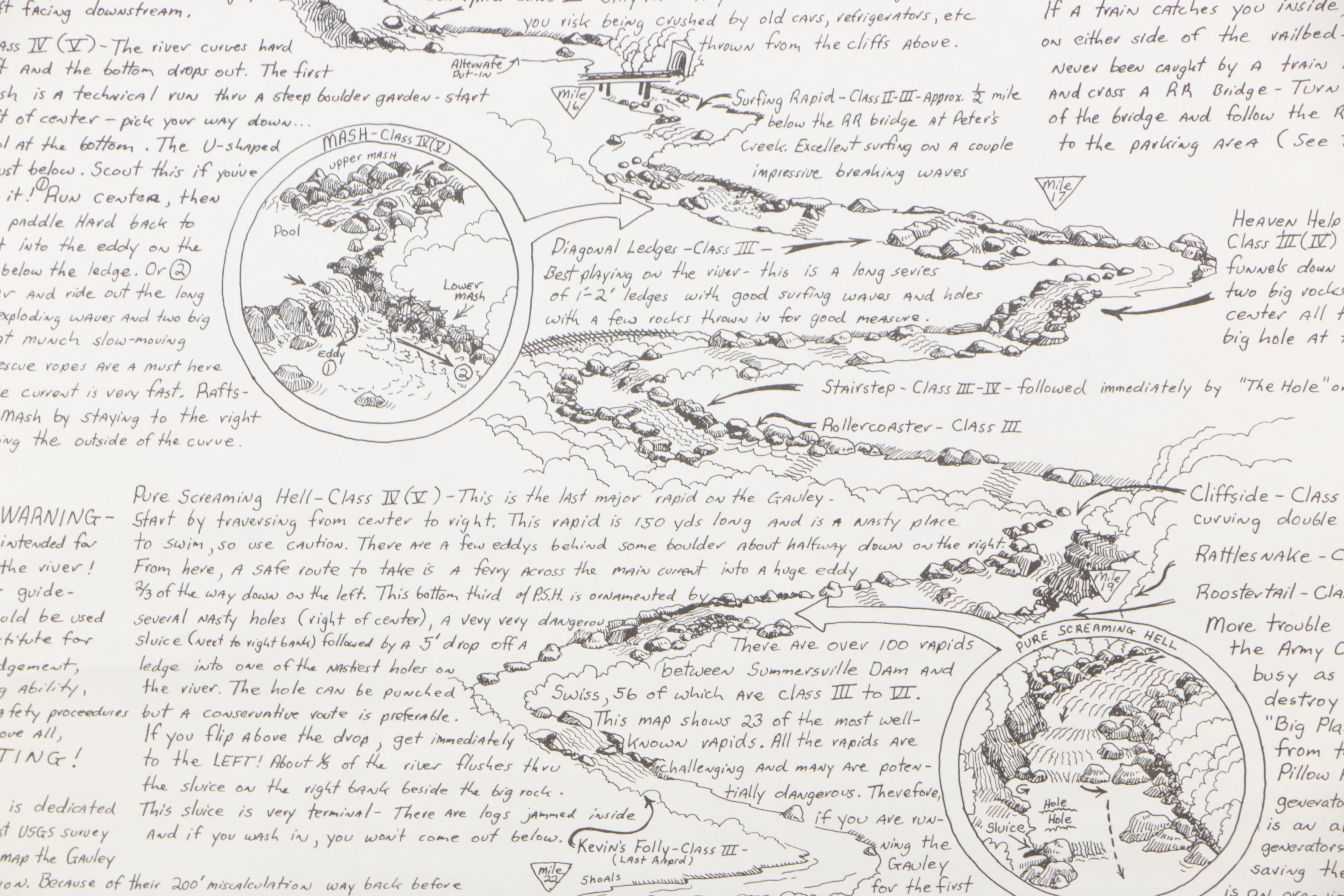 Lithograph on Paper After William Nealy's "The Gauley" | EBTH