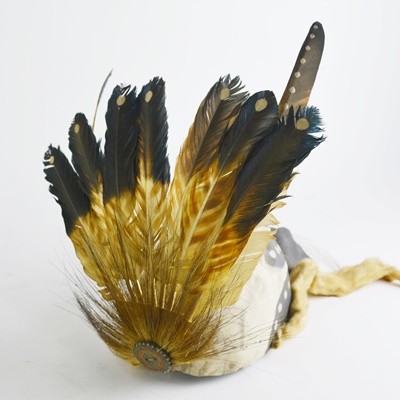 Austin Real Rider Native American Raku Clay Mask | EBTH