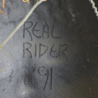 Austin Real Rider Native American Raku Clay Mask | EBTH