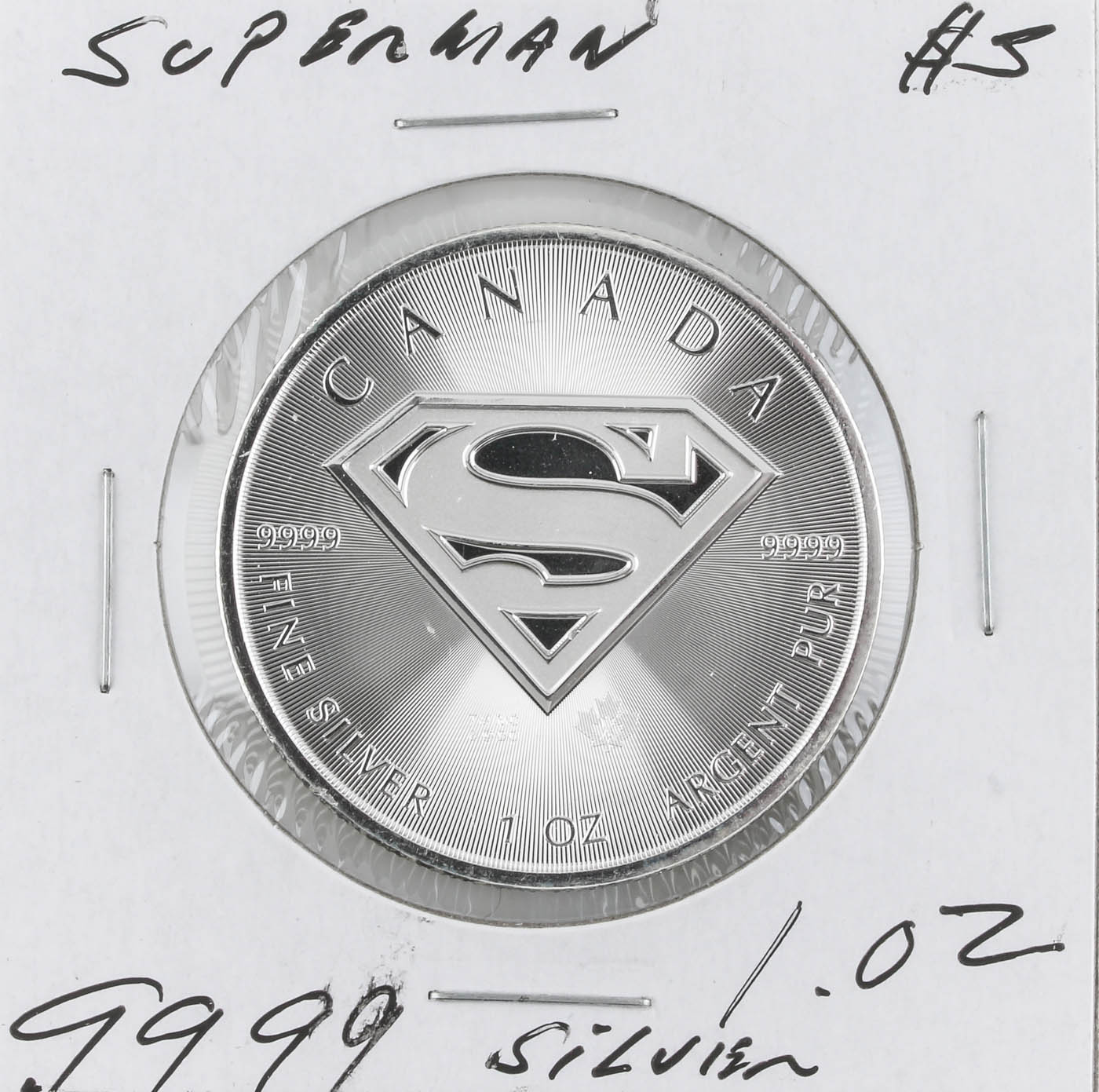 2016 Canadian $5 Silver Superman Shield Coin | EBTH