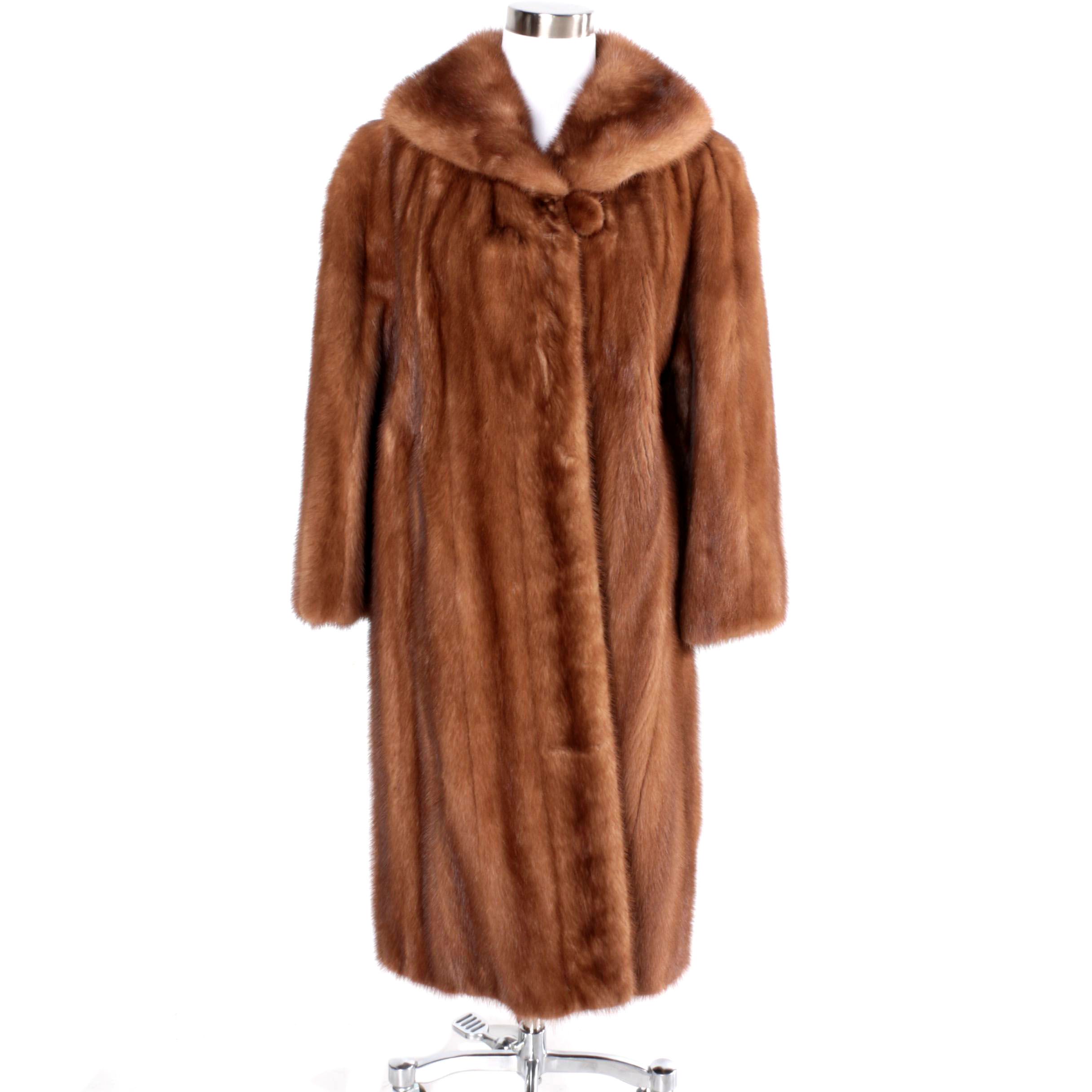 Vintage Emba Pastel Mink Fur Swing Coat from Annis Furs | EBTH