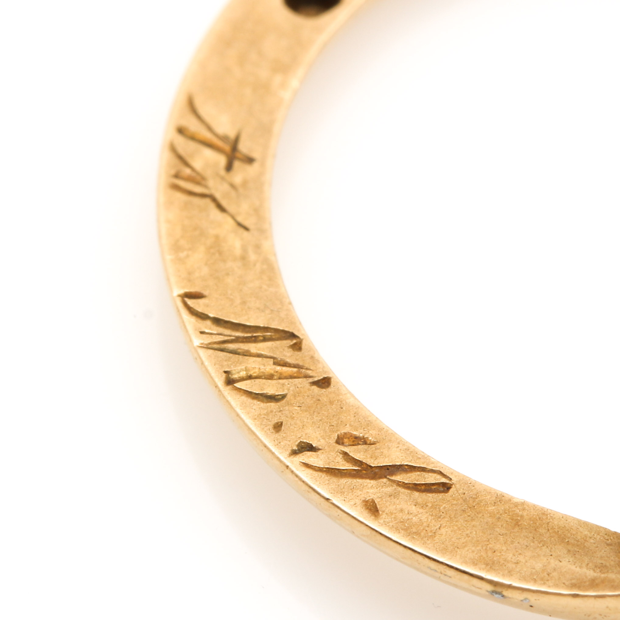 18K Yellow Gold Antique Interlocking Bands | EBTH