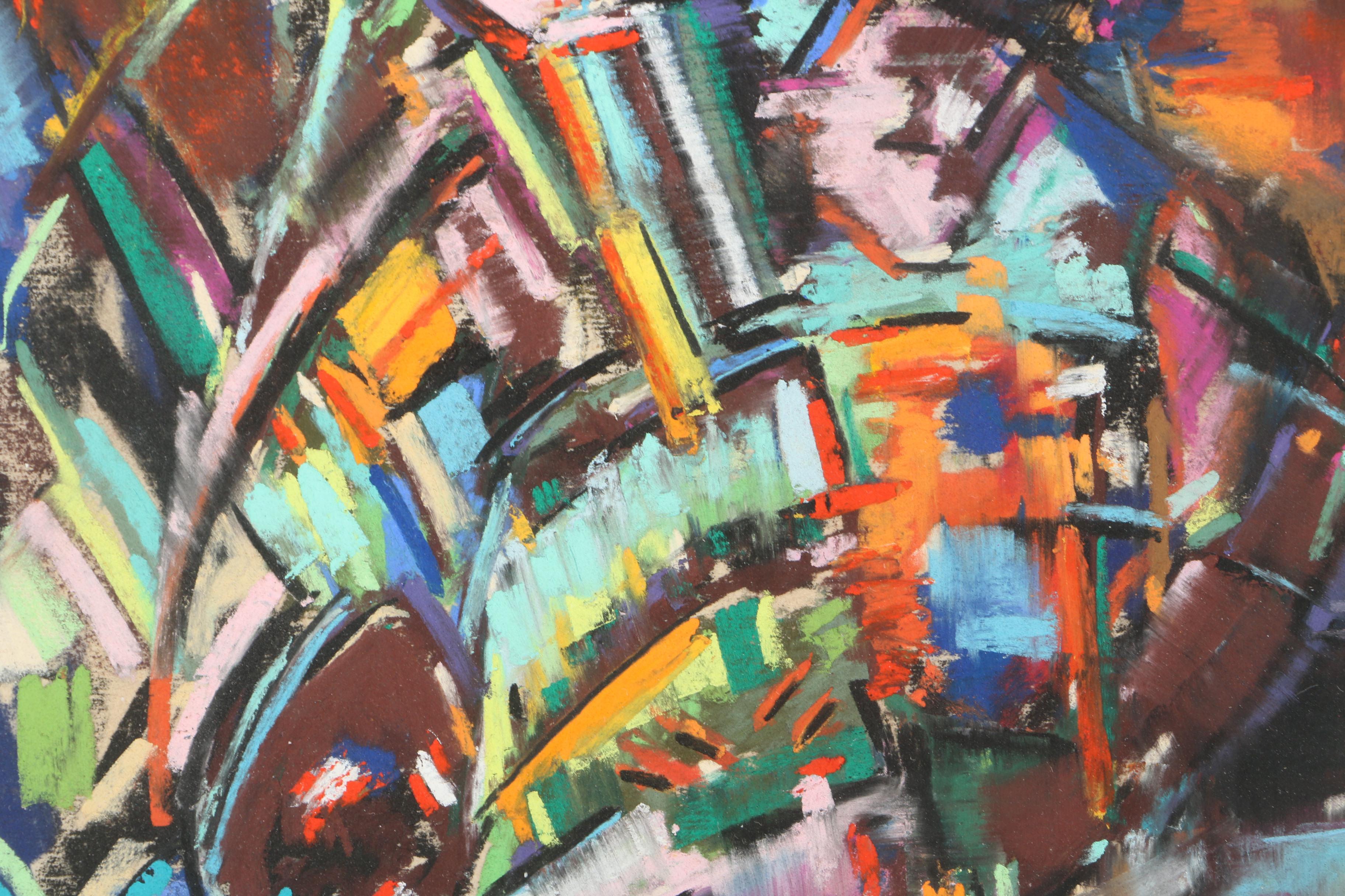 Dee Toscano Pastel Drawing "Yellow Carrying Cloth" | EBTH