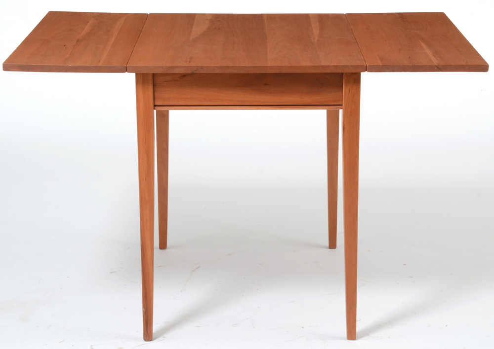 Solid Cherry Drop Leaf Table | EBTH
