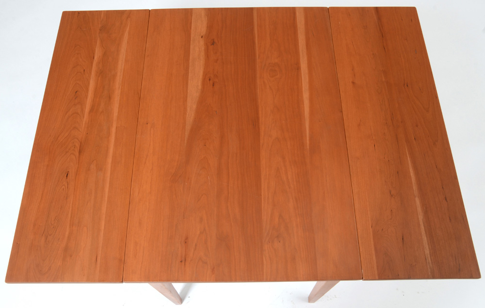 Solid Cherry Drop Leaf Table | EBTH